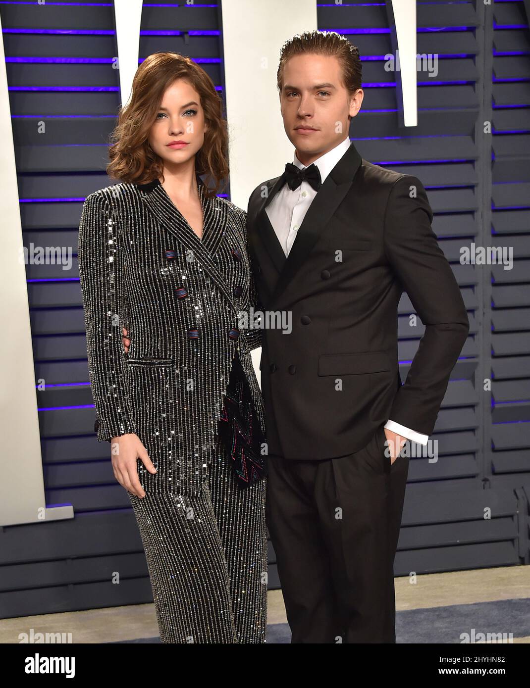 Barbara Palvin and Cole Sprouse attending the 2019 Vanity Fair Oscar ...