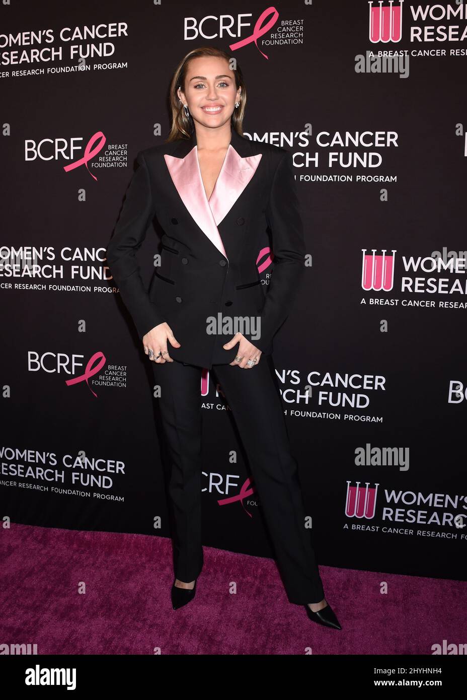 Miley Cyrus arrives at The Women's Cancer Research Fund's An ...