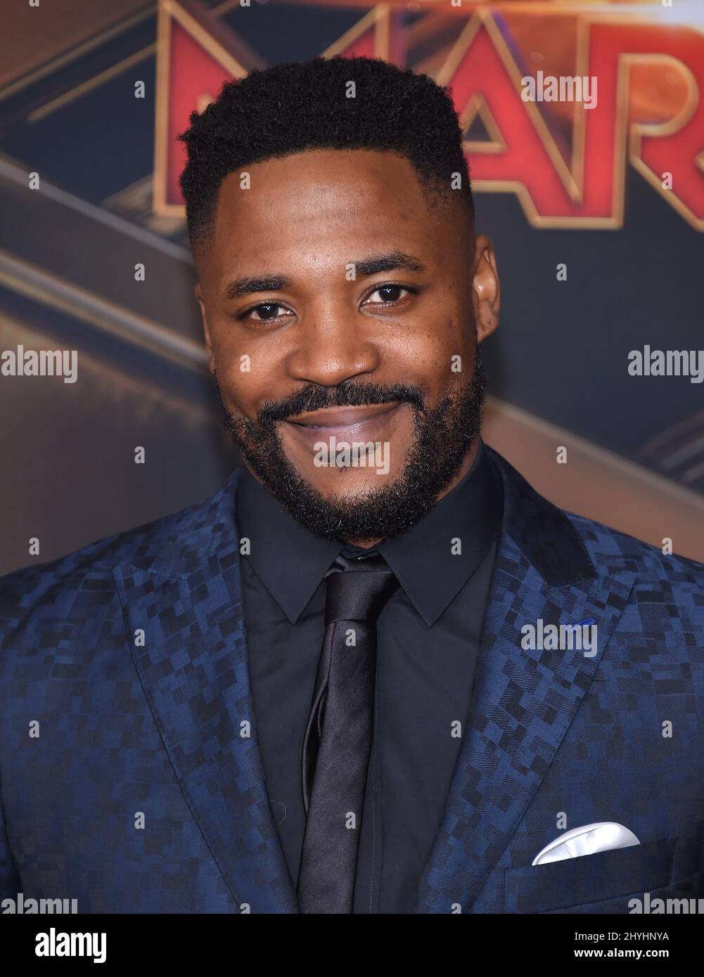 Duane Henry at the world premiere of "Captain Marvel" held at the El ...