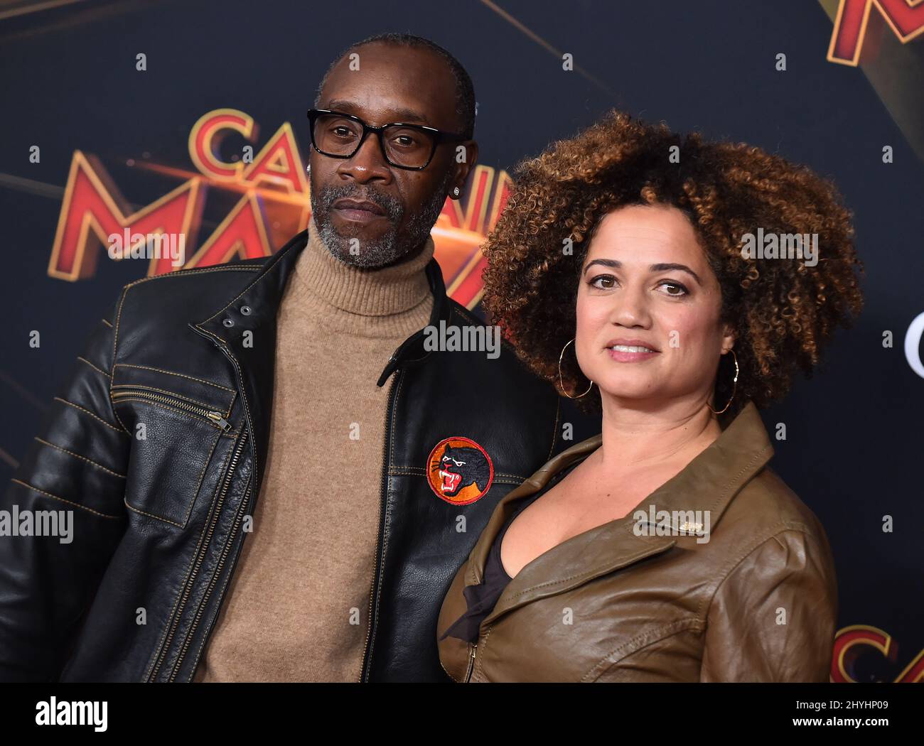 Don Cheadle and Bridgid Coulter at the world premiere of "Captain ...