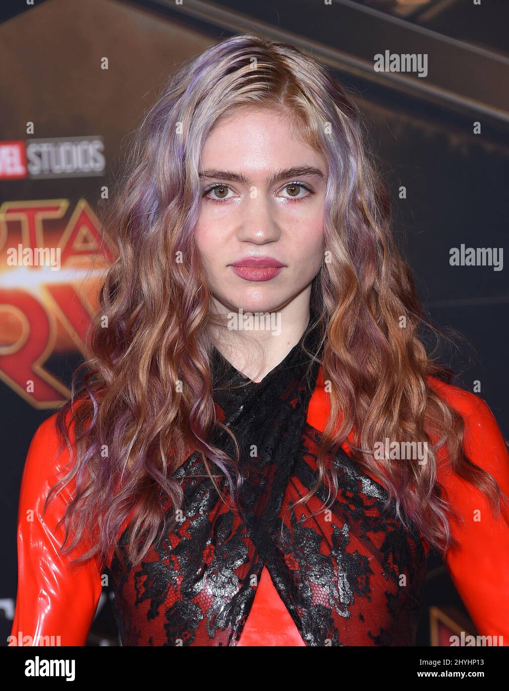 Grimes at the world premiere of "Captain Marvel" held at the El Capitan ...