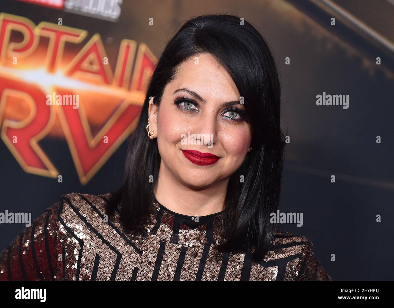Kathreen Khavari at the world premiere of "Captain Marvel" held at the ...