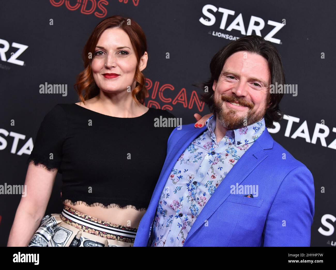 Chris Maclean arriving to the STARZ 'American Gods' Season 2 Premiere ...