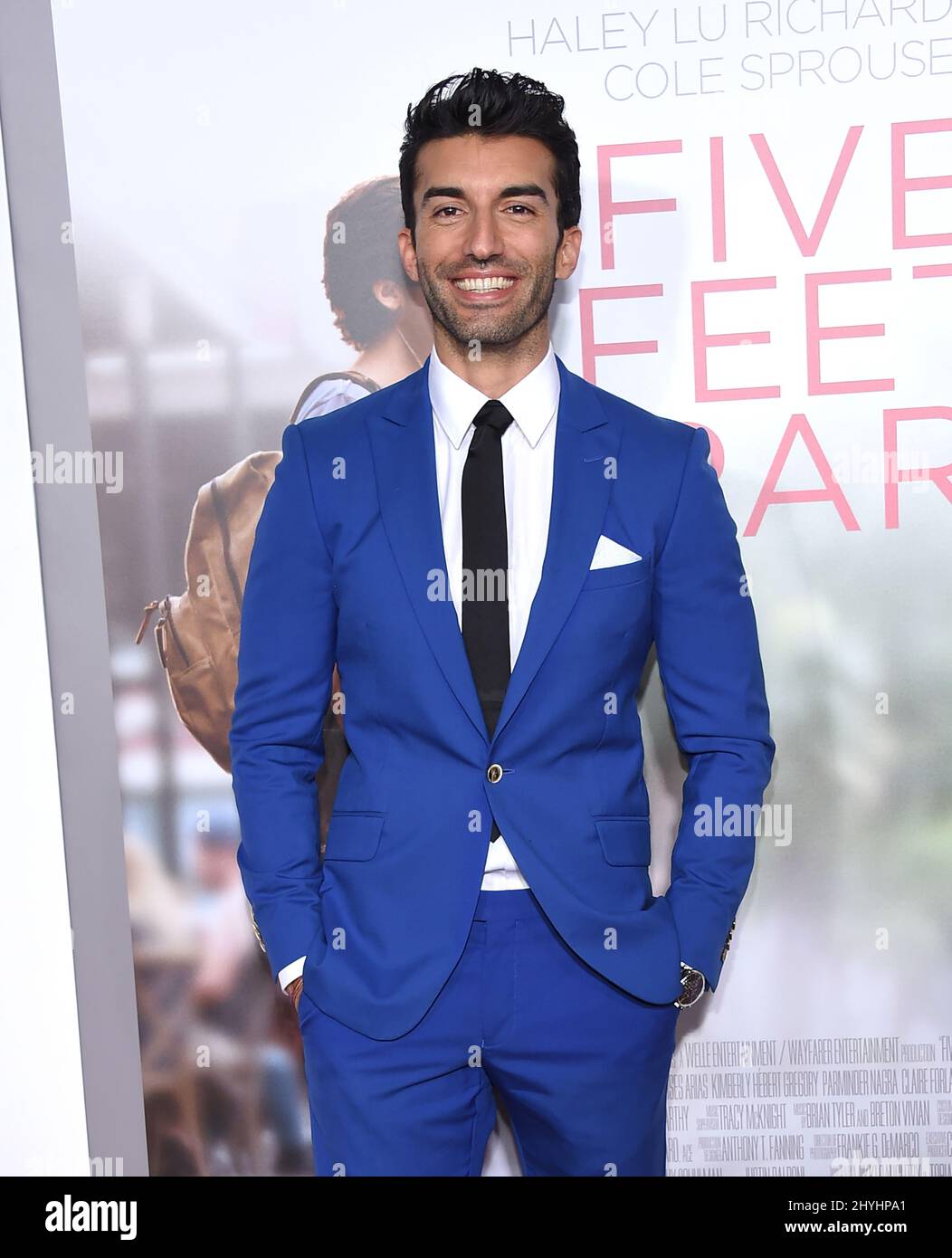 Justin Baldoni attending the premiere of Five Feet Apart in Los Angeles ...