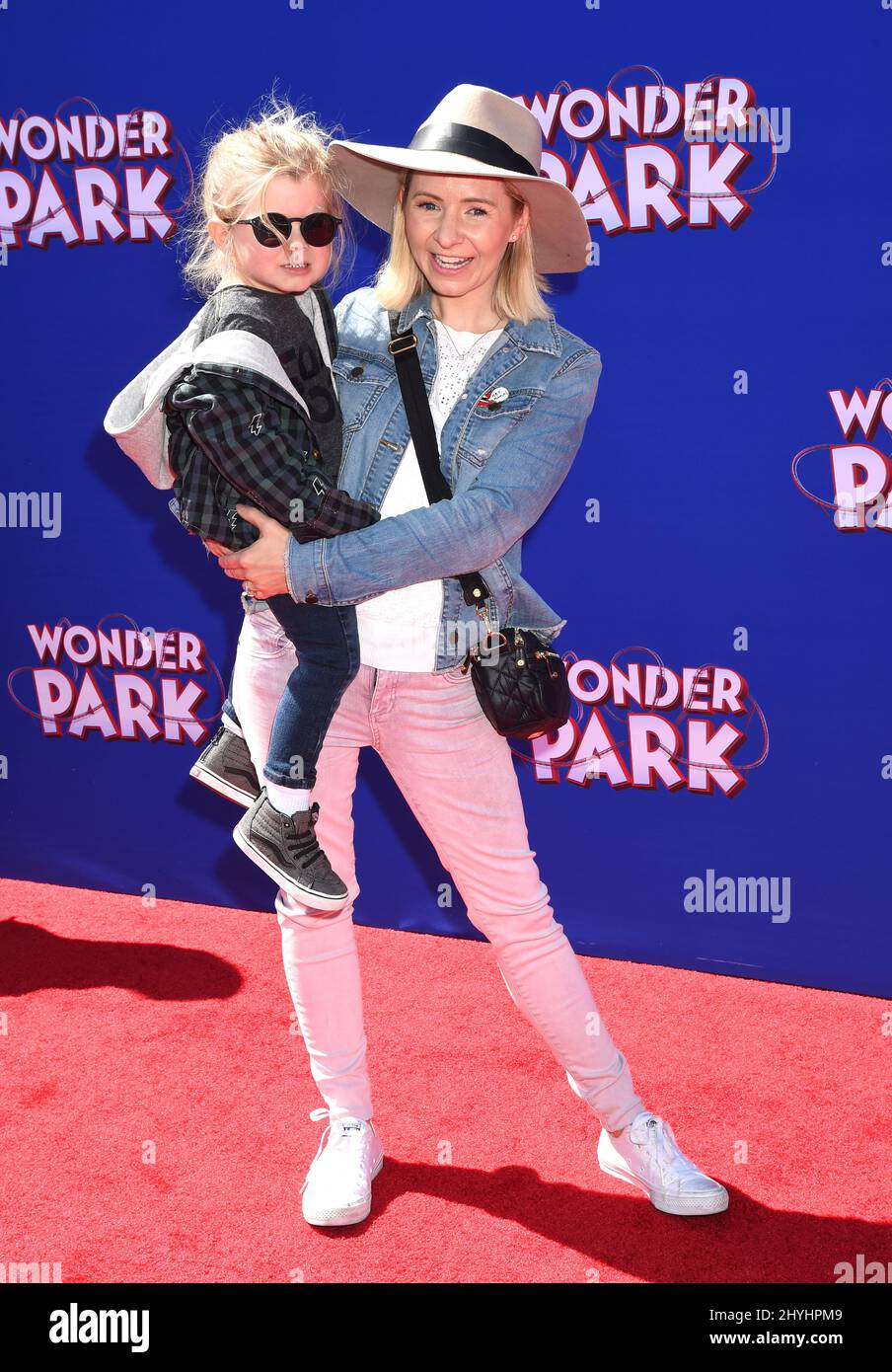 Beverley Mitchell and son Hutton Michael Cameron at the Los Angeles ...