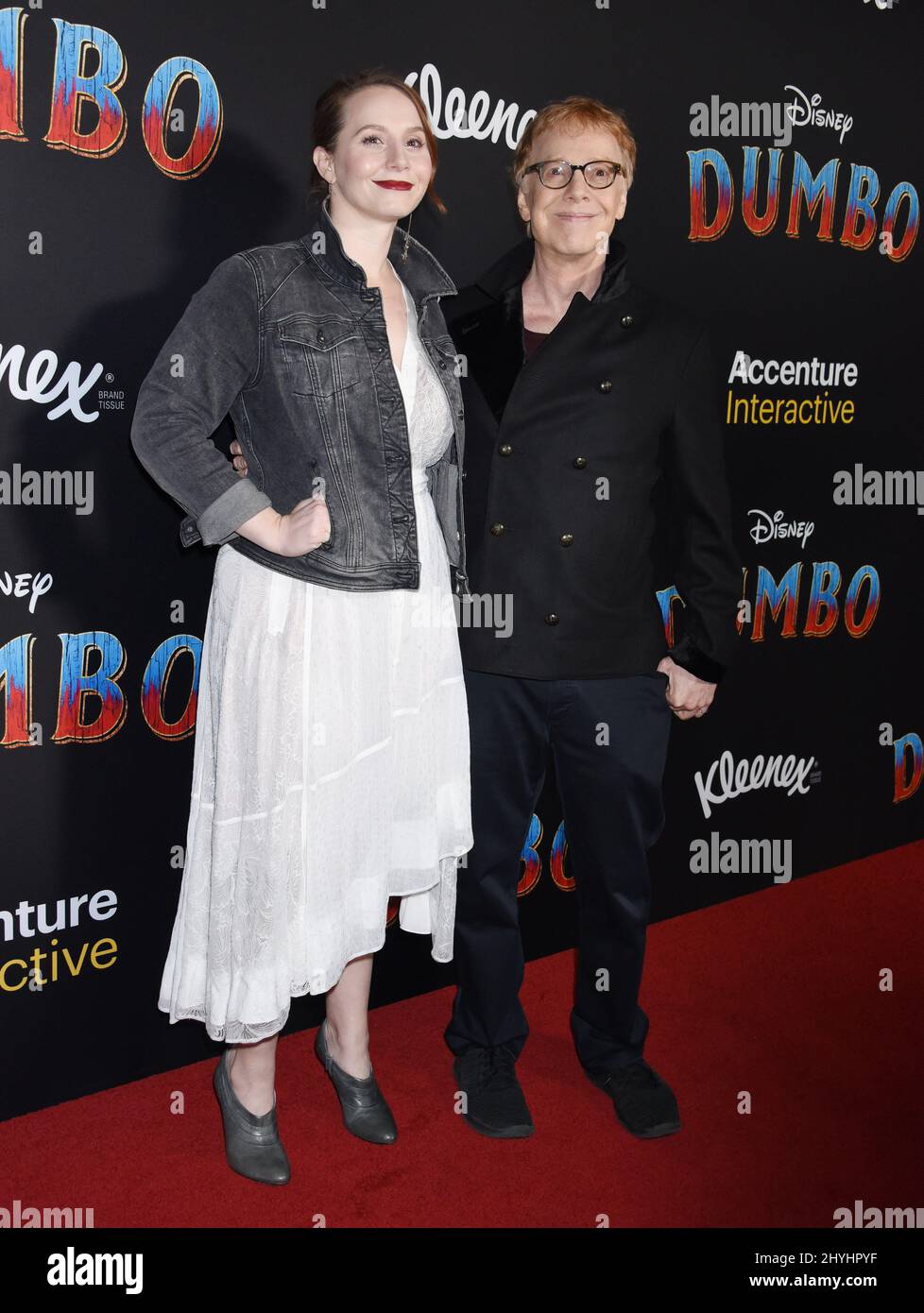 Danny Elfman and Mali Elfman arriving for Disney's premiere of 'Dumbo ...