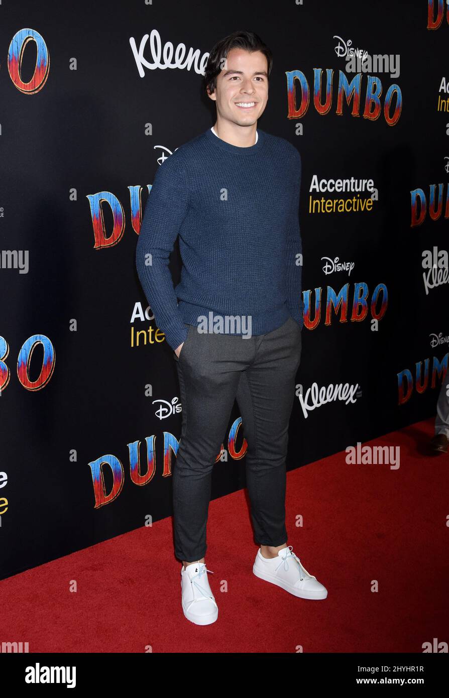 Manolo Gonzalez arriving for Disney's premiere of 'Dumbo' held at the ...