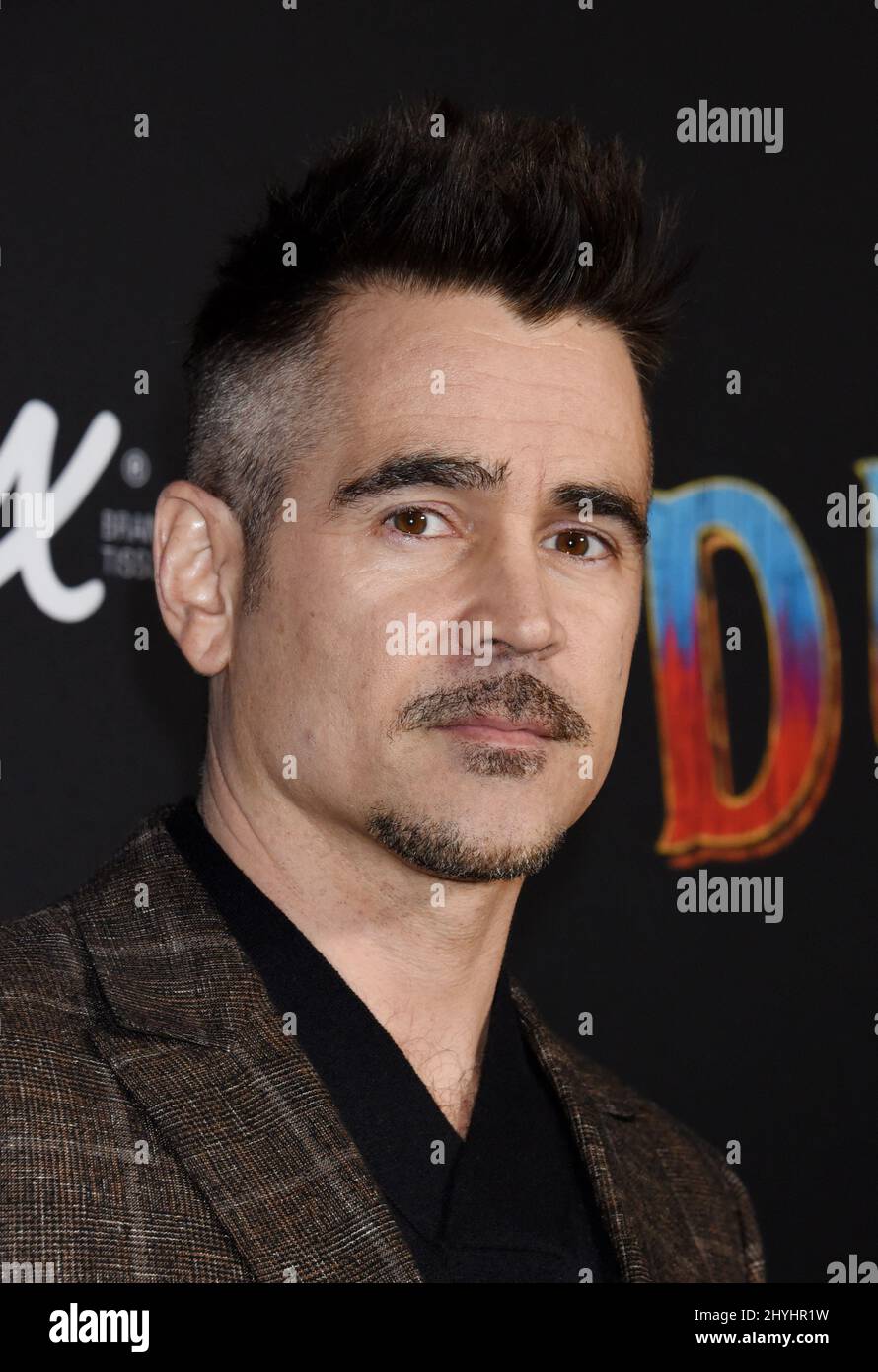 Colin Farrell arriving for Disney's premiere of 'Dumbo' held at the El ...