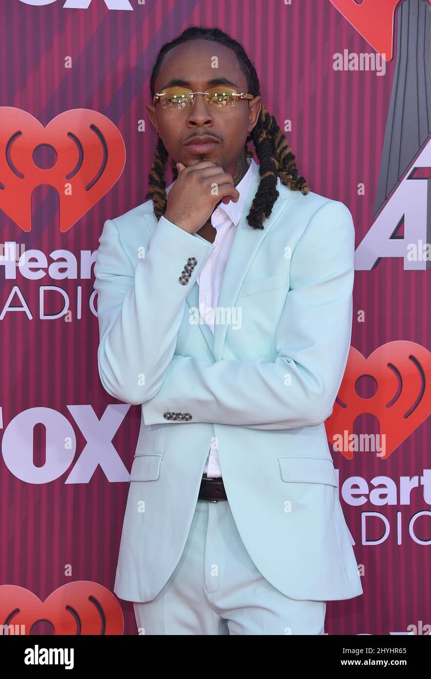 TK Kravitz arriving to the iHeart Radio Music Awards at Microsoft ...