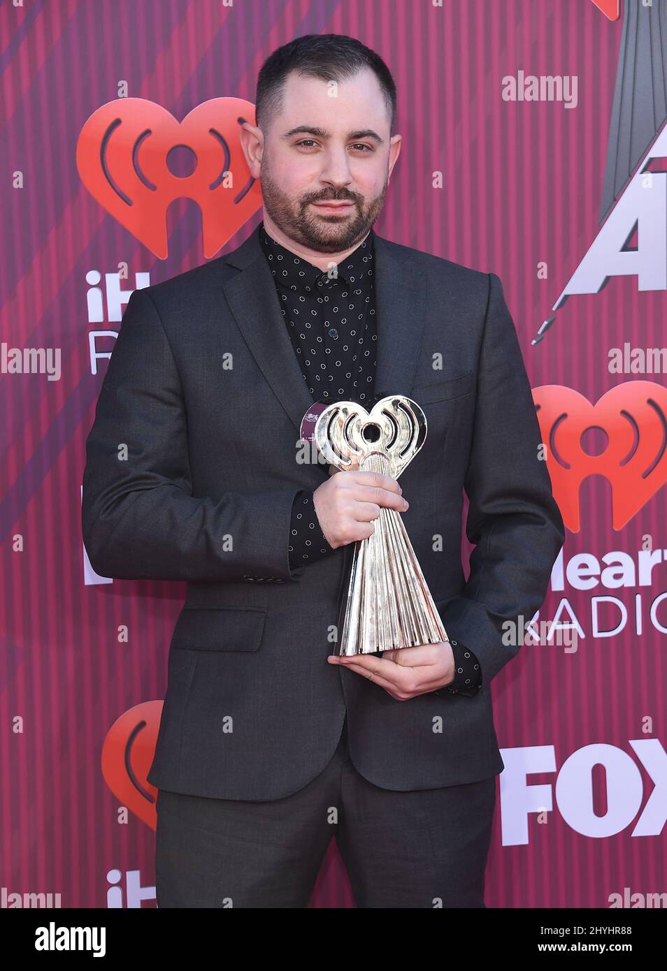 Louis Bell arriving to the iHeart Radio Music Awards at Microsoft ...