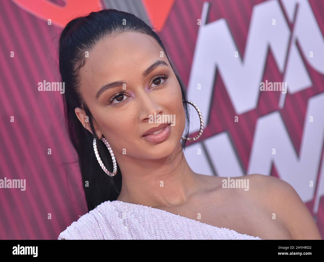 Draya Michele arriving to the iHeart Radio Music Awards at Microsoft ...
