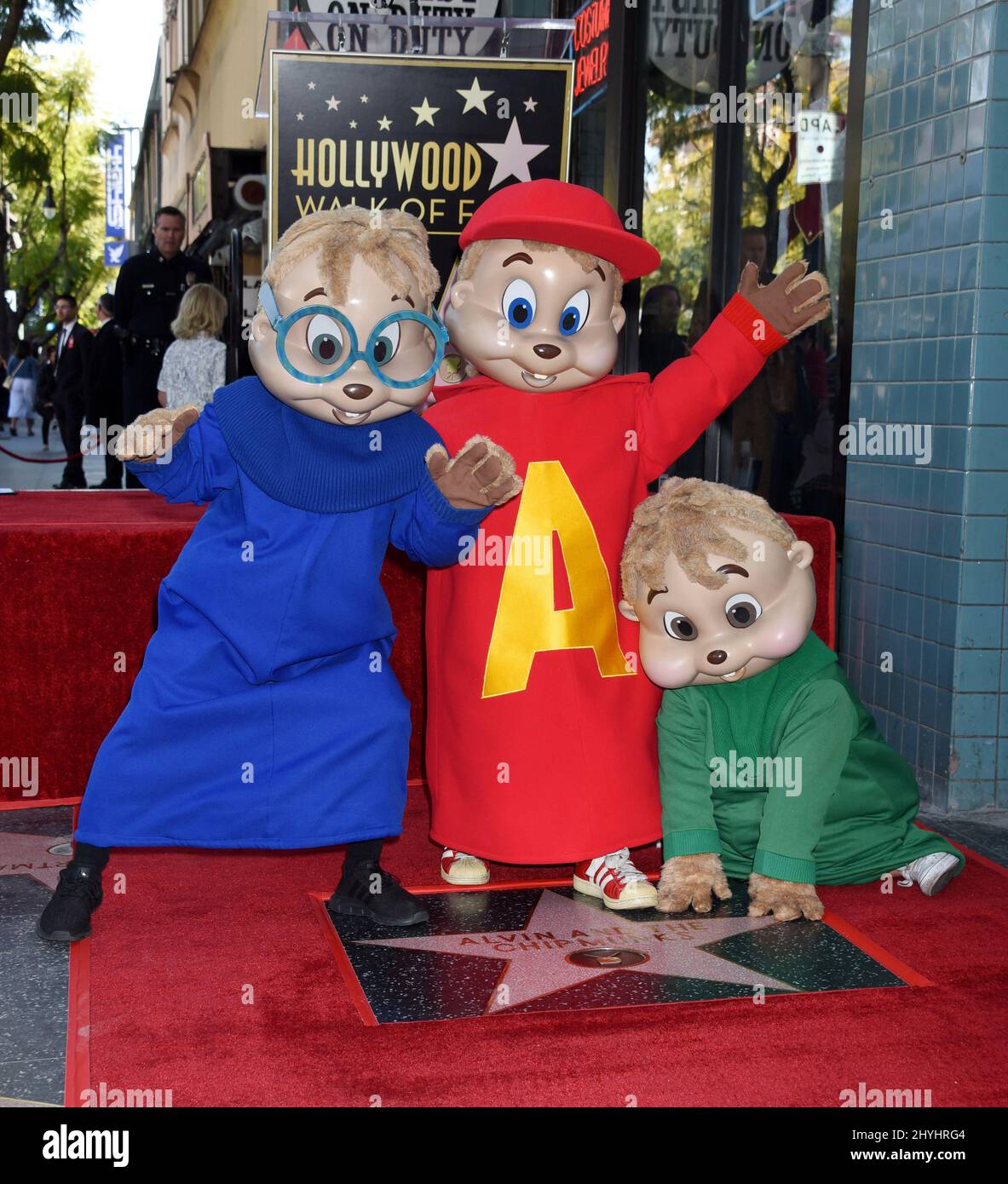 Alvin, Simon and Theodore of The Chipmunks at the Alvin and The ...