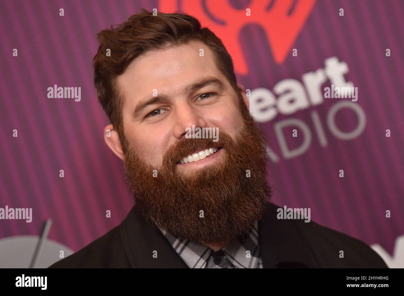 Jordan Davis in the press room at the iHeart Radio Music Awards at ...