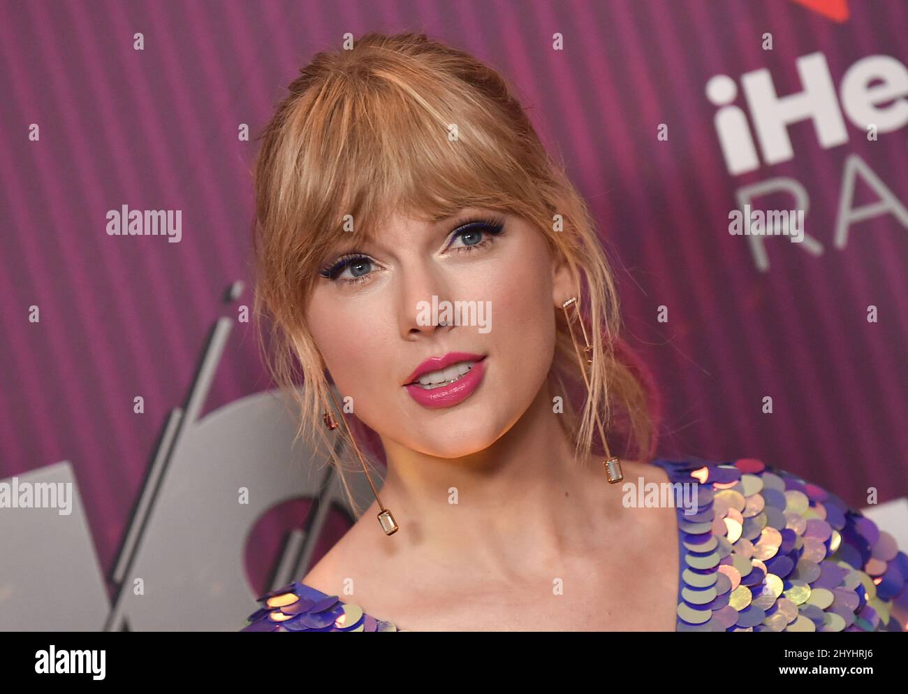 Taylor Swift in the press room at the iHeart Radio Music Awards at ...