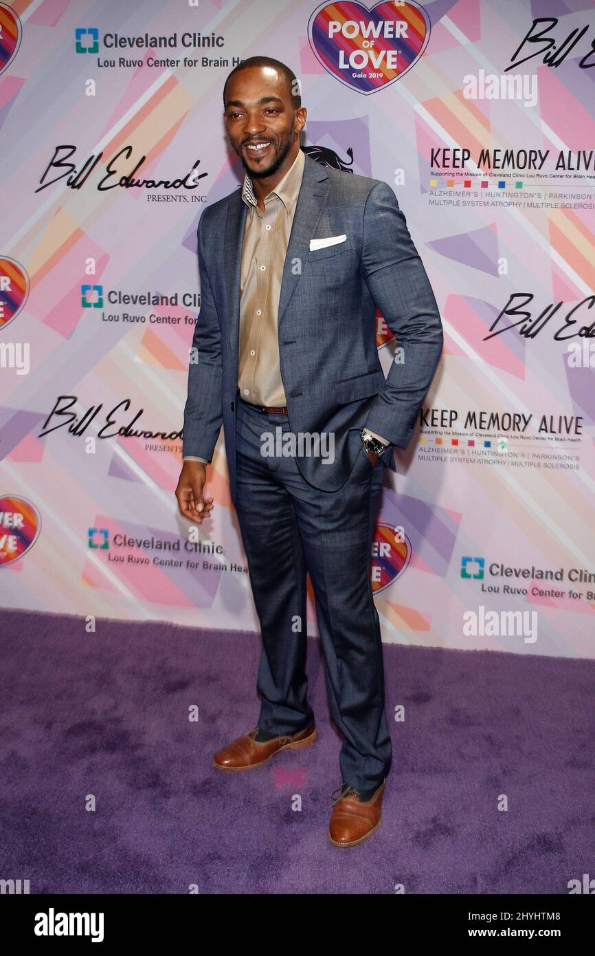 Anthony Mackie at the Keep Memory Alive 23rd Annual Power of Love Gala ...