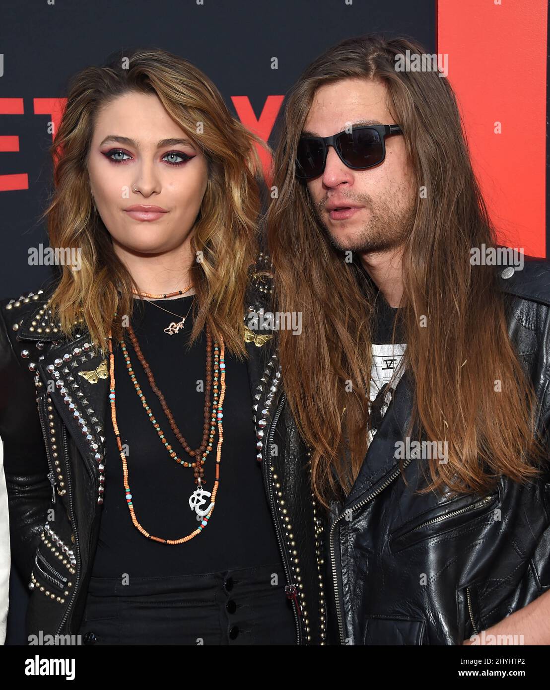 Paris Jackson and Gabriel Glenn at Netflix's "The Dirt" world premiere ...