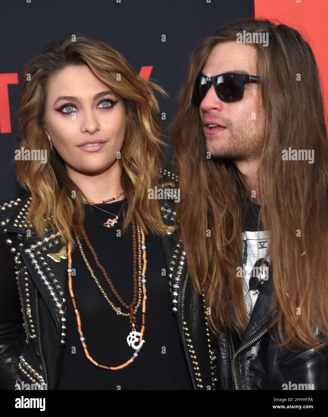 Paris Jackson and Gabriel Glenn at Netflix's "The Dirt" world premiere ...