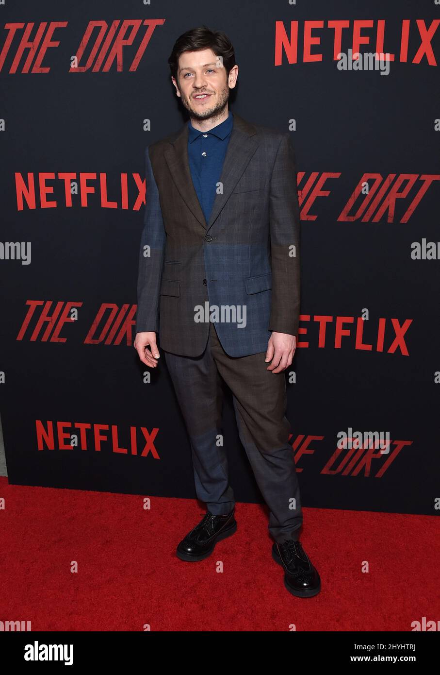 Iwan Rheon at Netflix's "The Dirt" world premiere held at the Arclight ...