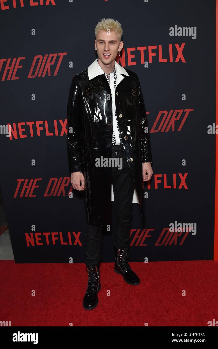 Machine Gun Kelly at Netflix's "The Dirt" world premiere held at the ...