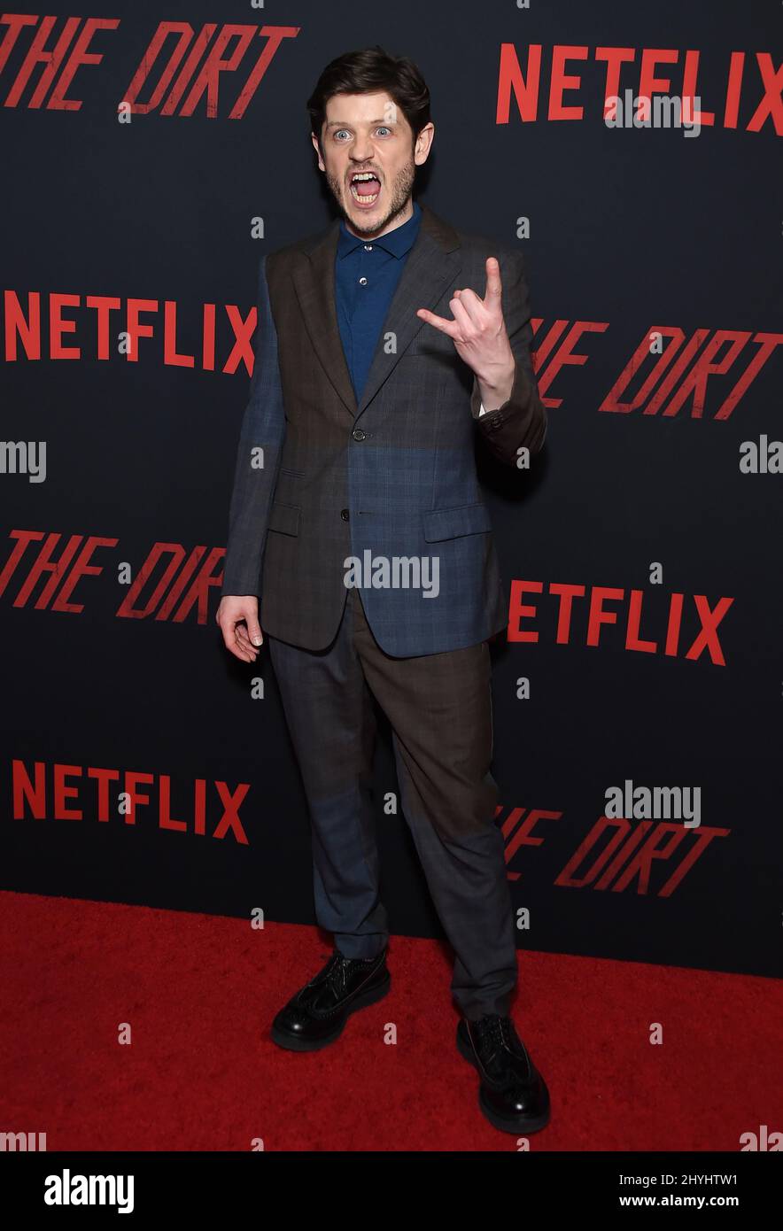 Iwan Rheon at Netflix's "The Dirt" world premiere held at the Arclight ...