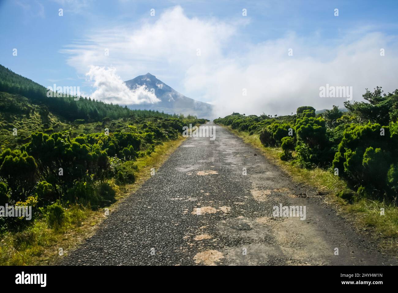 Pico mountain in Pico island, Azores. Portugal Stock Photo - Alamy