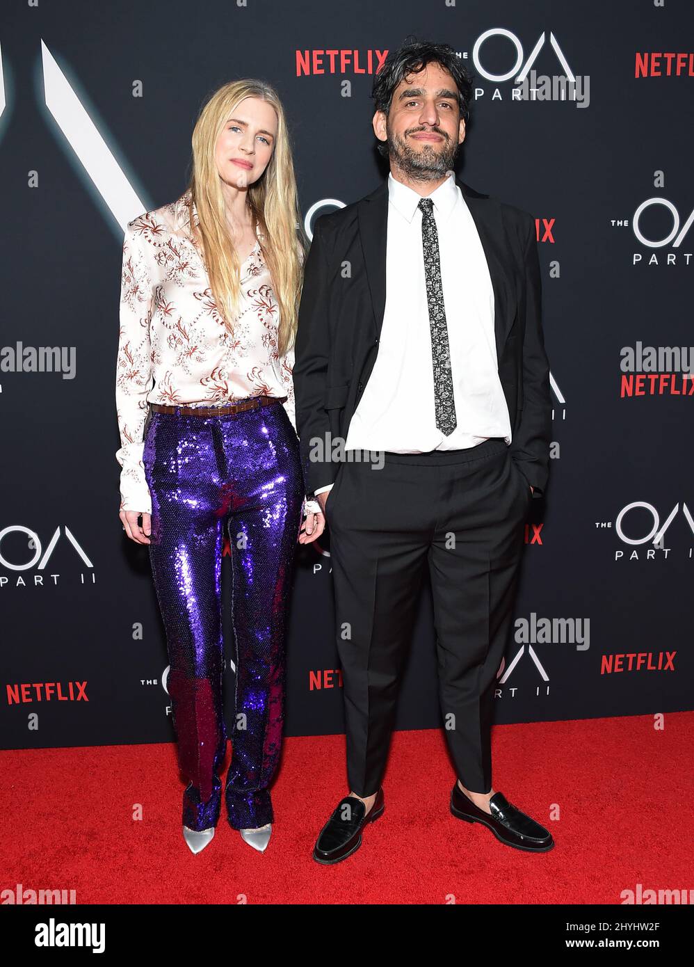 Brit Marling and Zal Batmanglij at Netflix's "The OA Part II" premiere ...