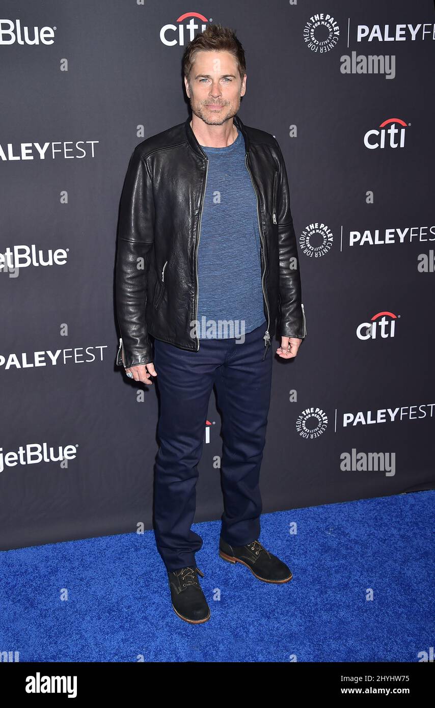 Rob Lowe at NBC's Parks and Recreation 10th Anniversary Reunion during ...