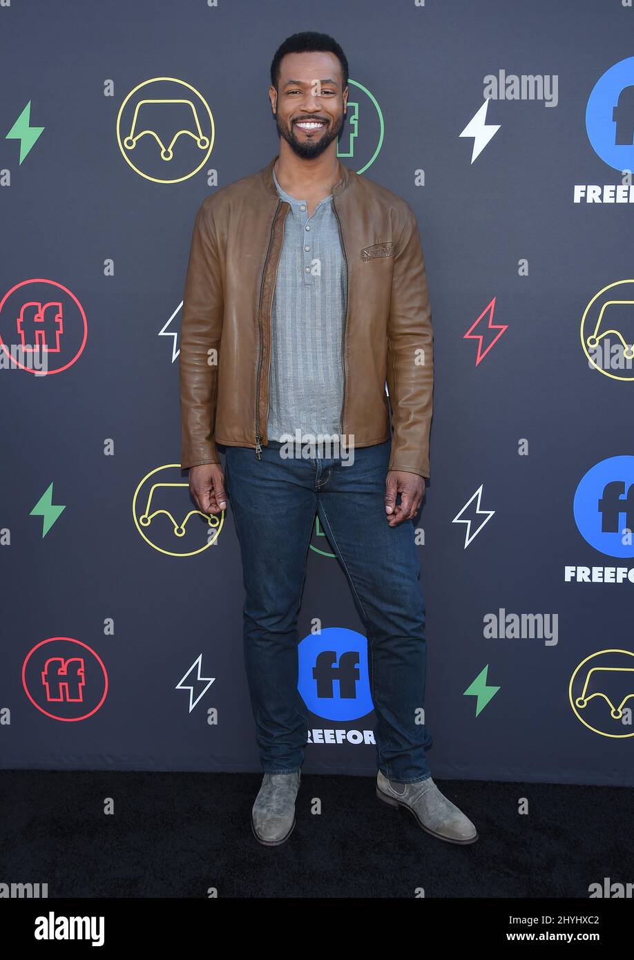 Isaiah Mustafa attending the 2nd Annual Freeform Summit in Los Angeles ...