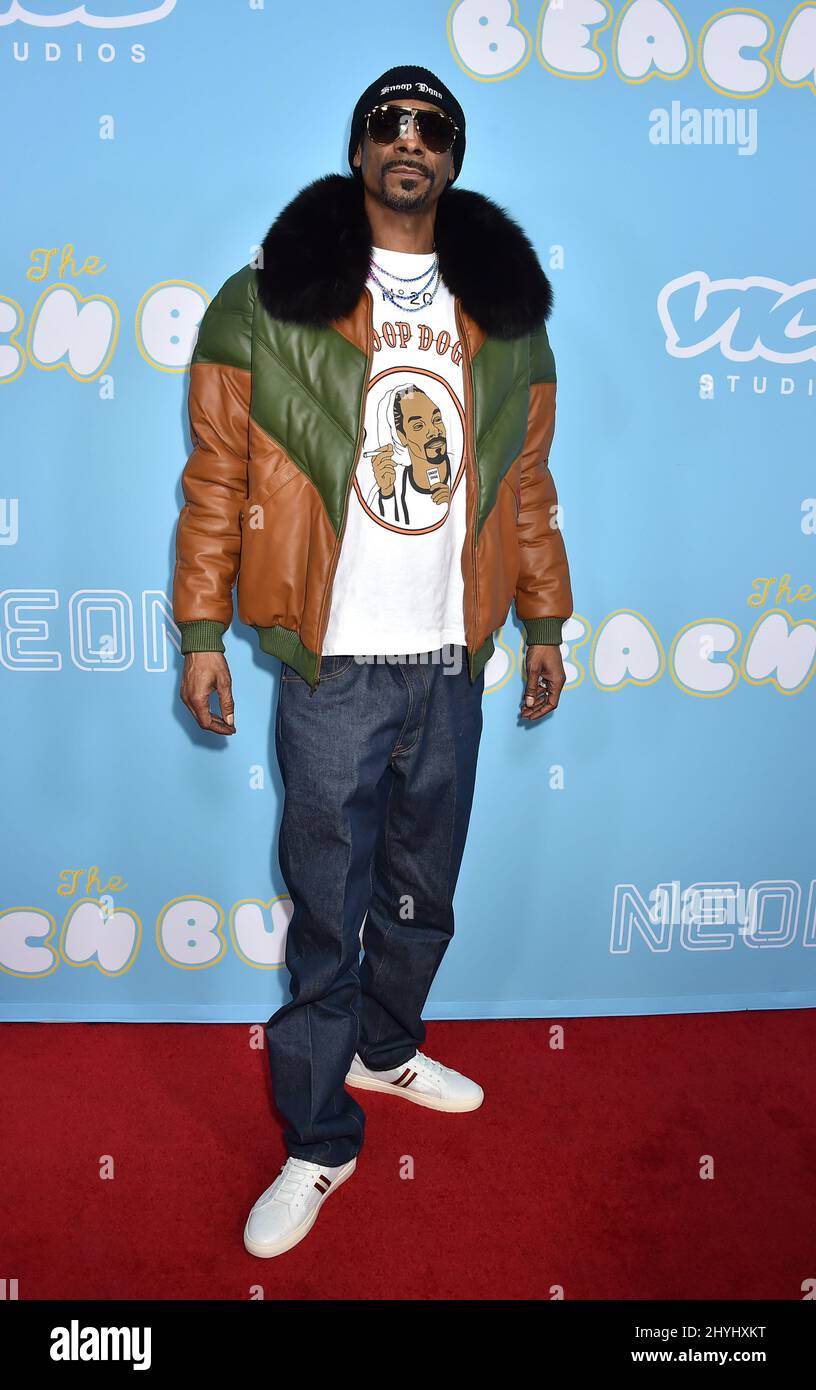 Snoop Dogg attending the premiere of The Beach Bum in Los Angeles ...
