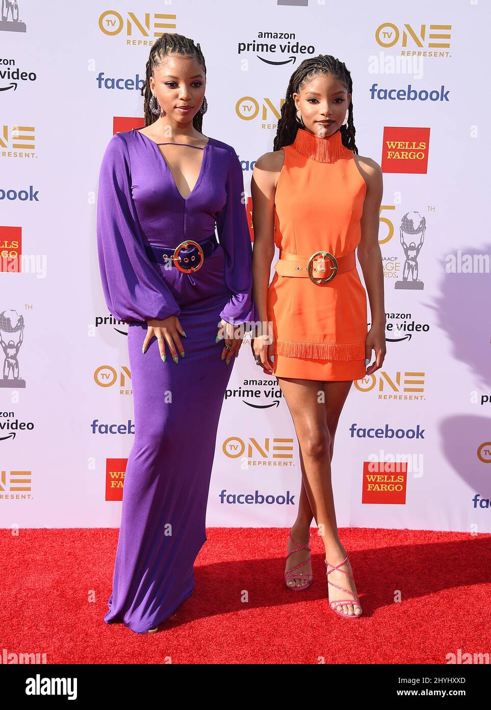 Chloe X Halle attending the 50th NAACP Image Awards in Los Angeles ...