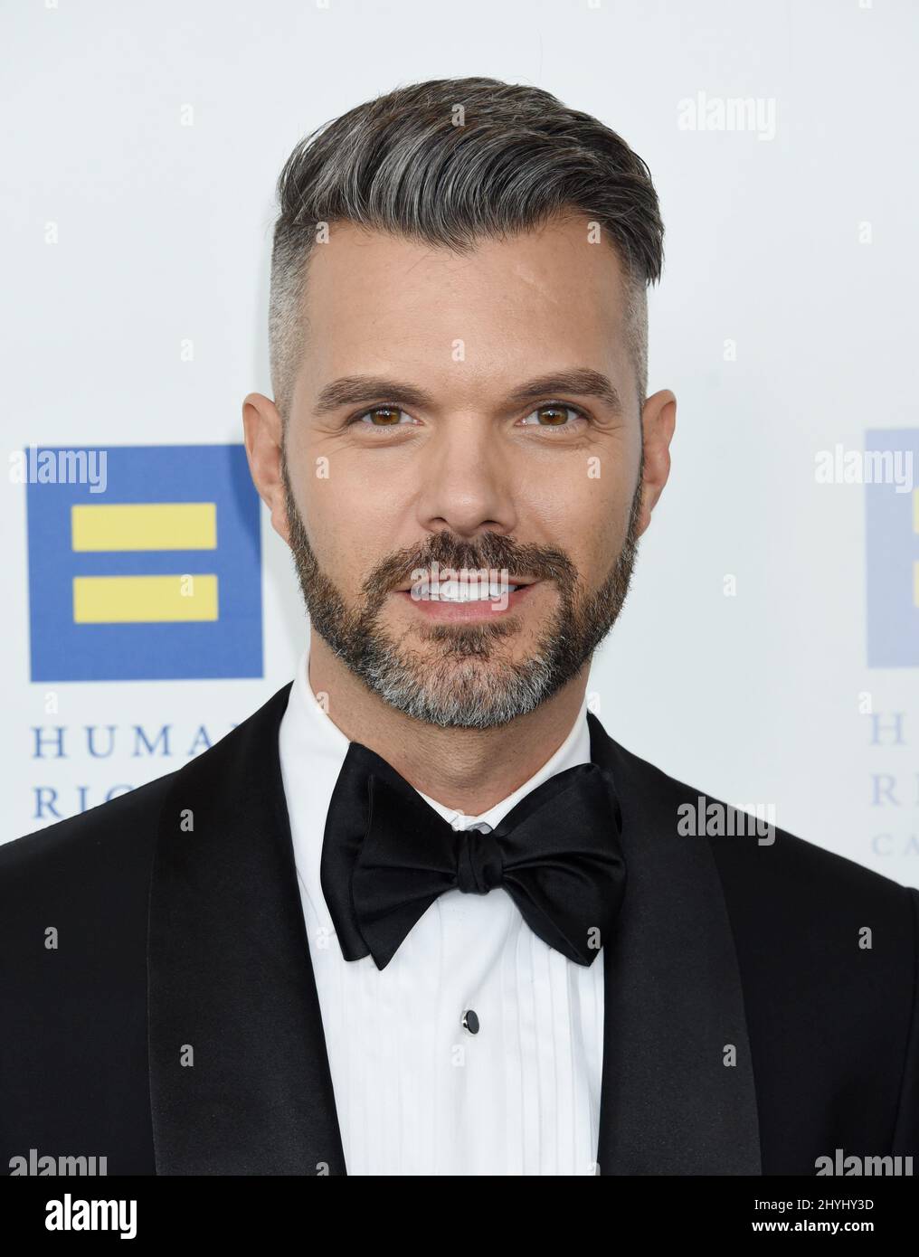 A.J. Gibson at the 2019 Human Rights Campaign Los Angeles Dinner held ...