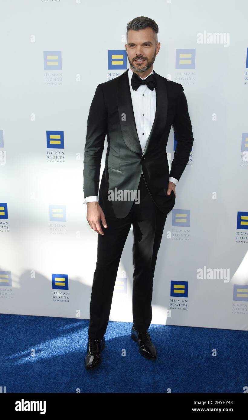 A.J. Gibson at the 2019 Human Rights Campaign Los Angeles Dinner held ...