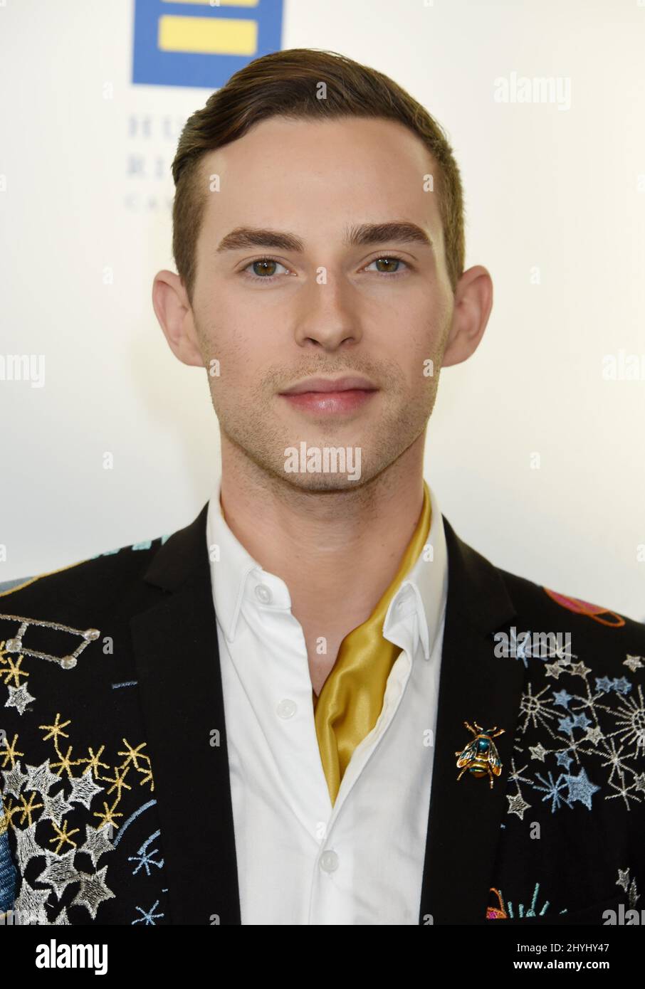 Adam Rippon at the 2019 Human Rights Campaign Los Angeles Dinner held ...