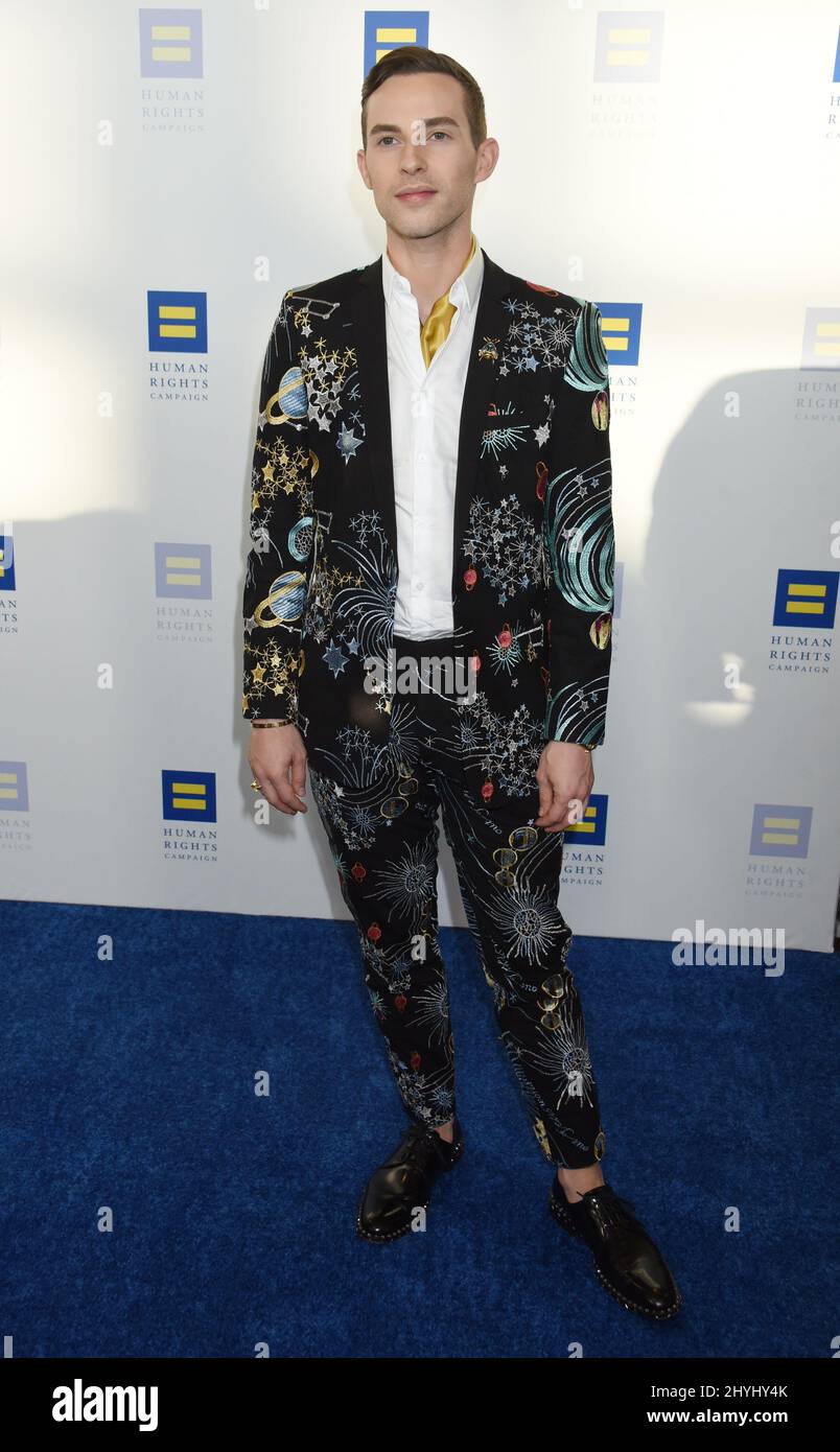 Adam Rippon at the 2019 Human Rights Campaign Los Angeles Dinner held ...