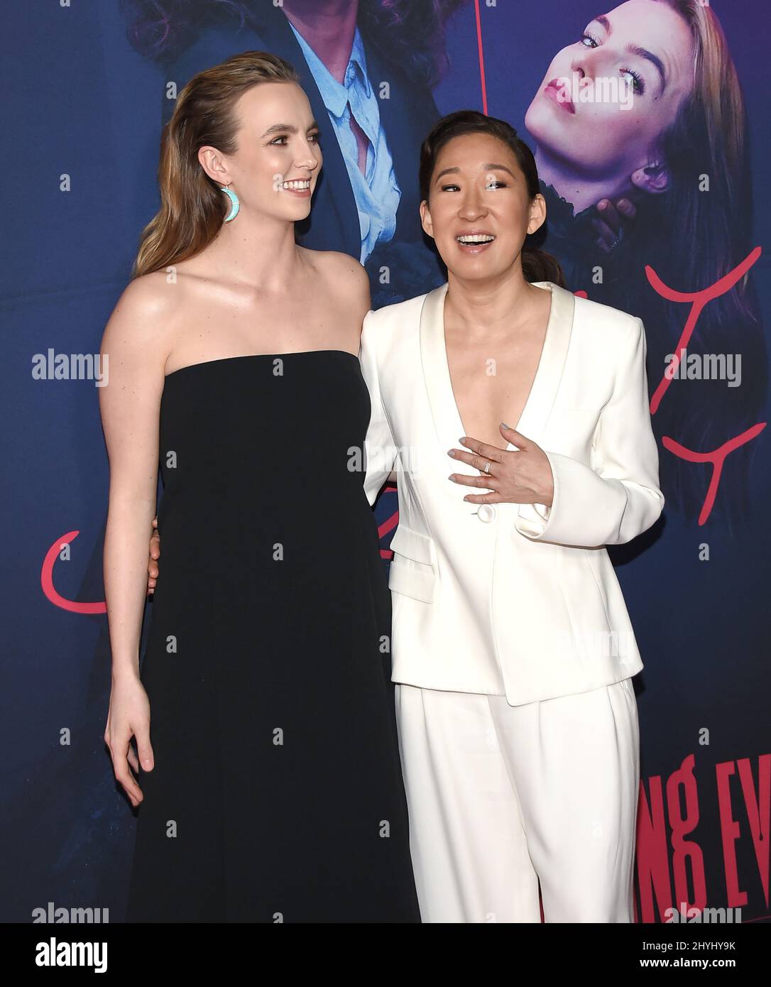 Jodie Comer and Sandra Oh at the BBC America and AMC's "Killing Eve ...