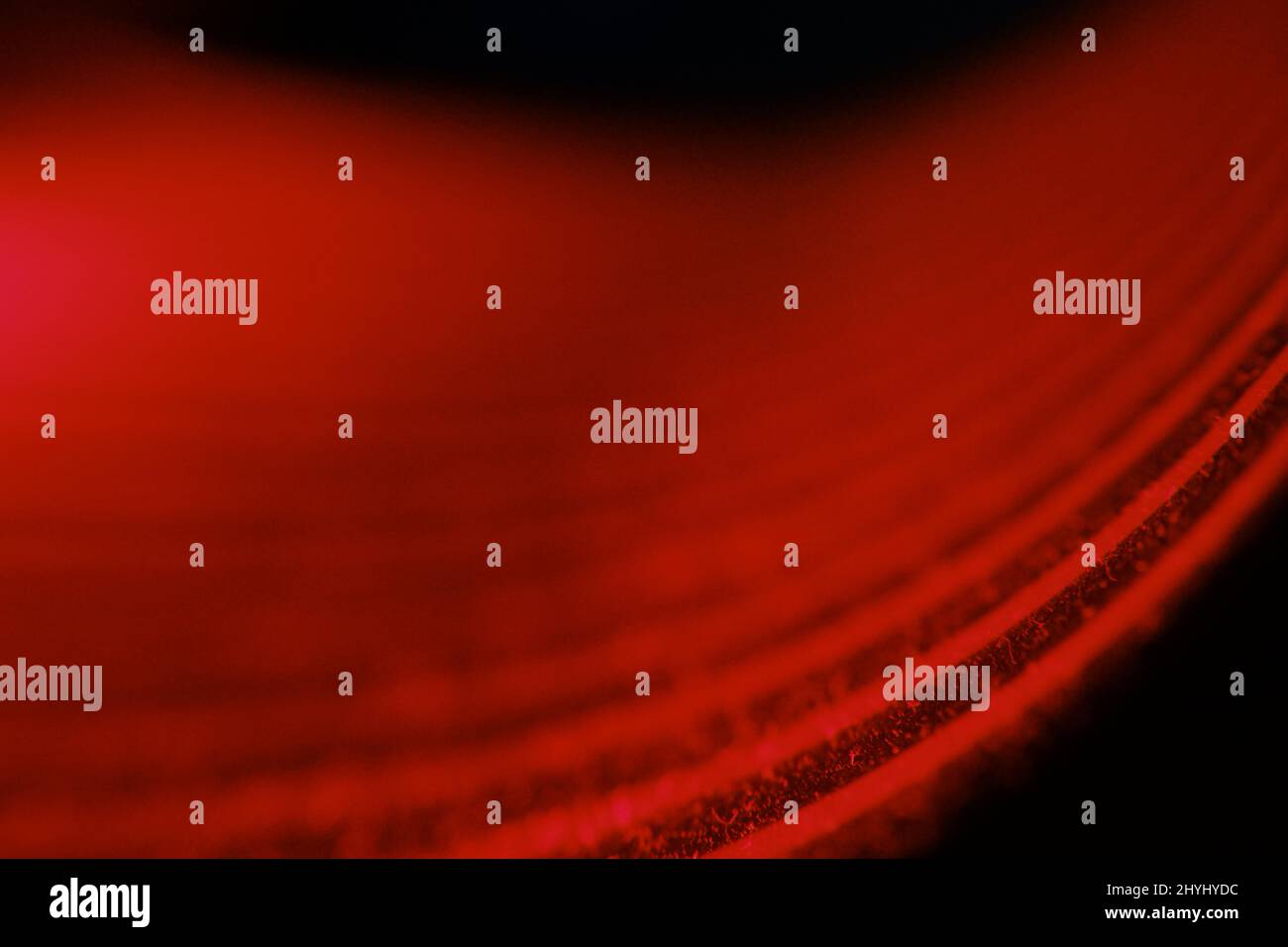 Abstract wave lines background. red and black effect color with red ...