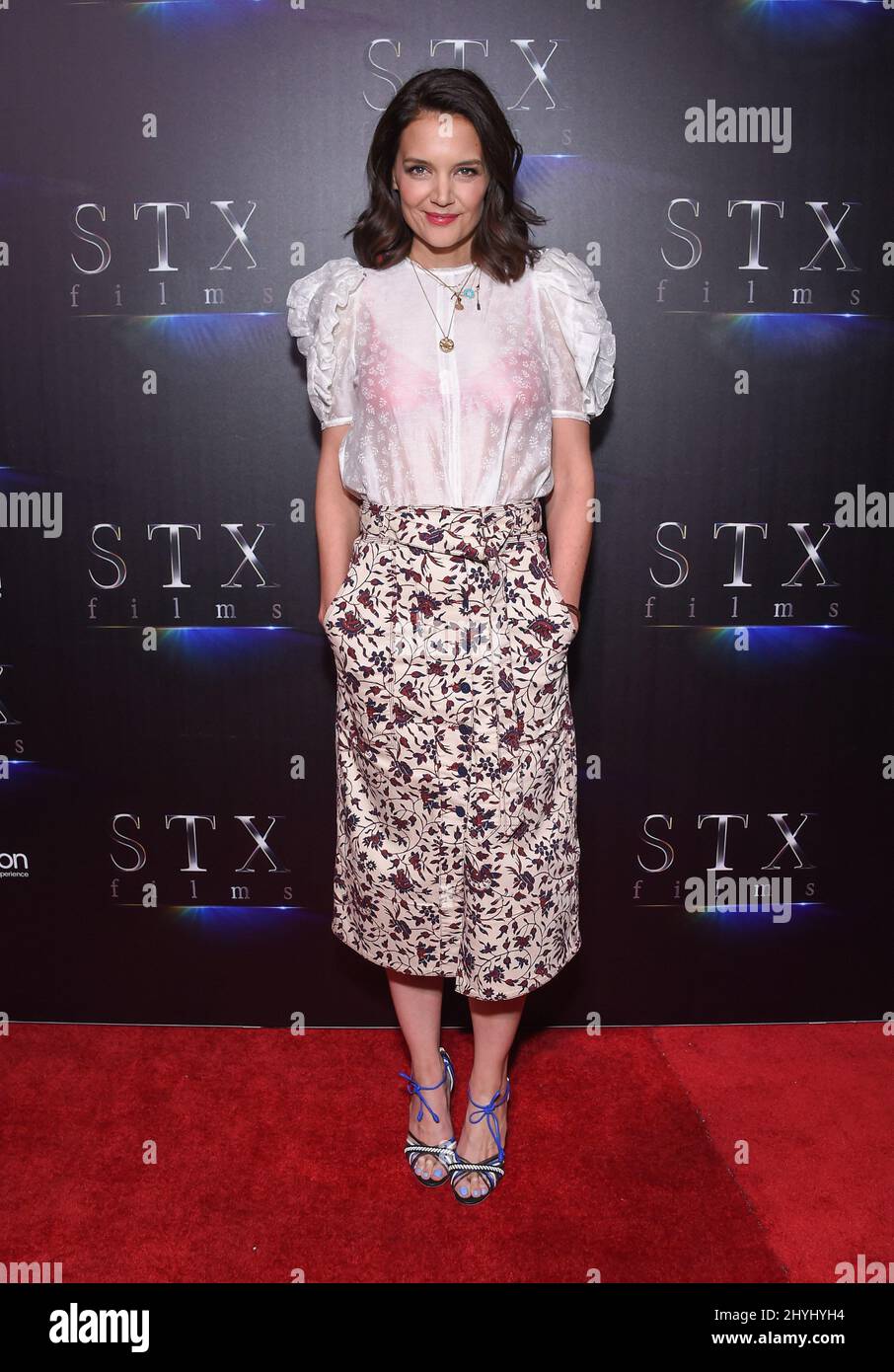 Katie Holmes arriving to CinemaCon 2019 - STXfilms presentation "The ...