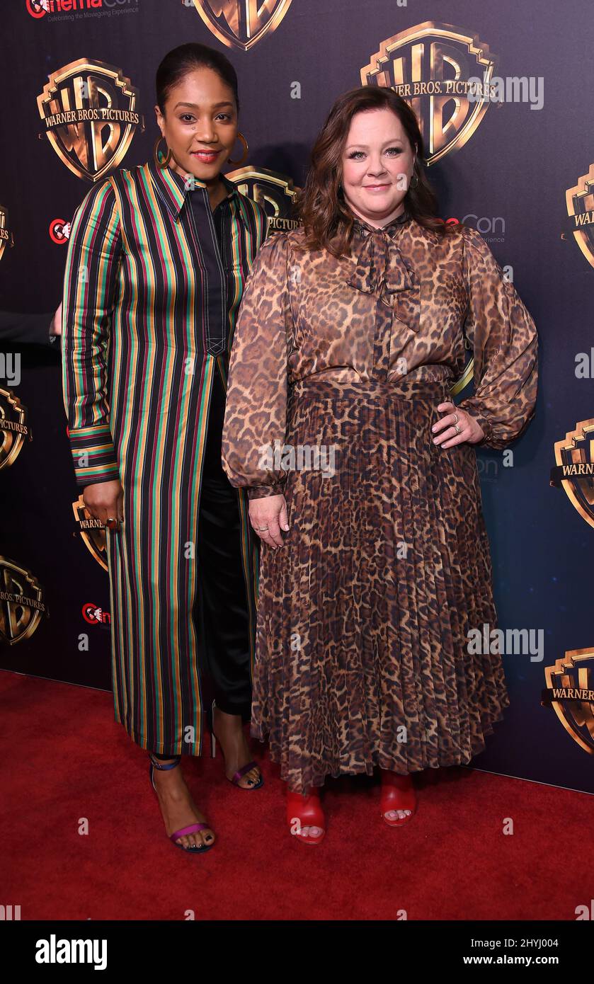Tiffany Haddish and Melissa McCarthy arriving to the Warner Brothers ...