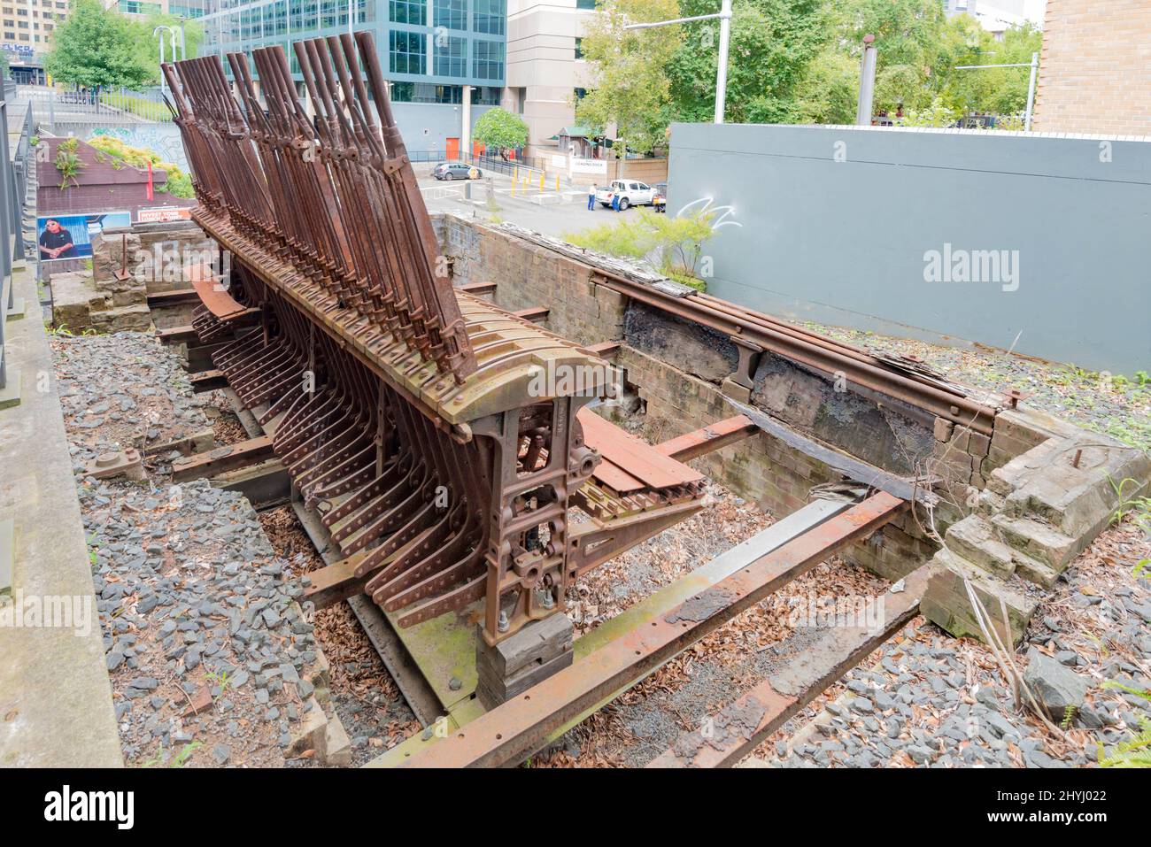 Original line switches are a remnant artifact from the original railway ...