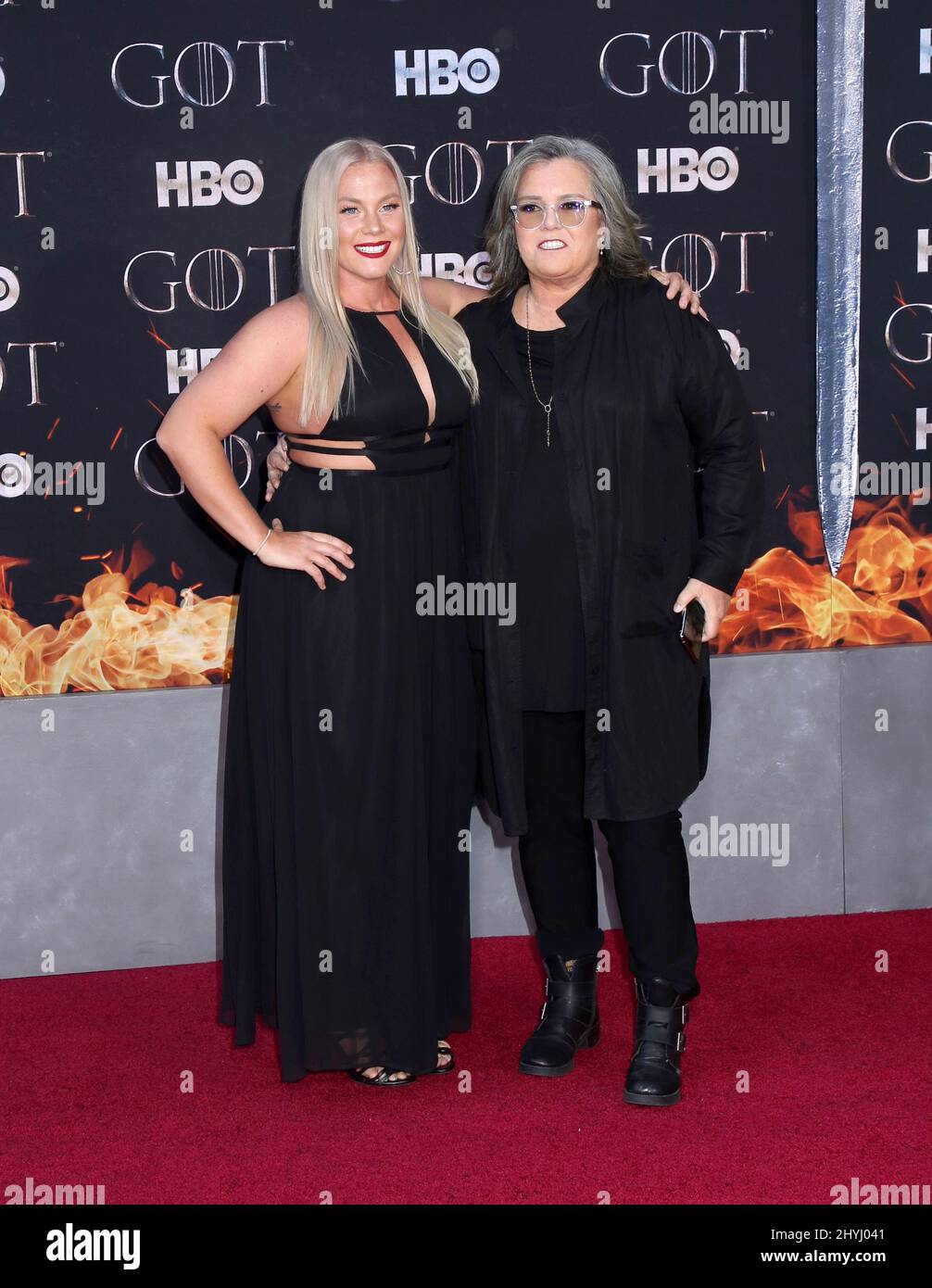 Rosie O'Donnell and Elizabeth Rooney attending the 'Game of Thrones ...