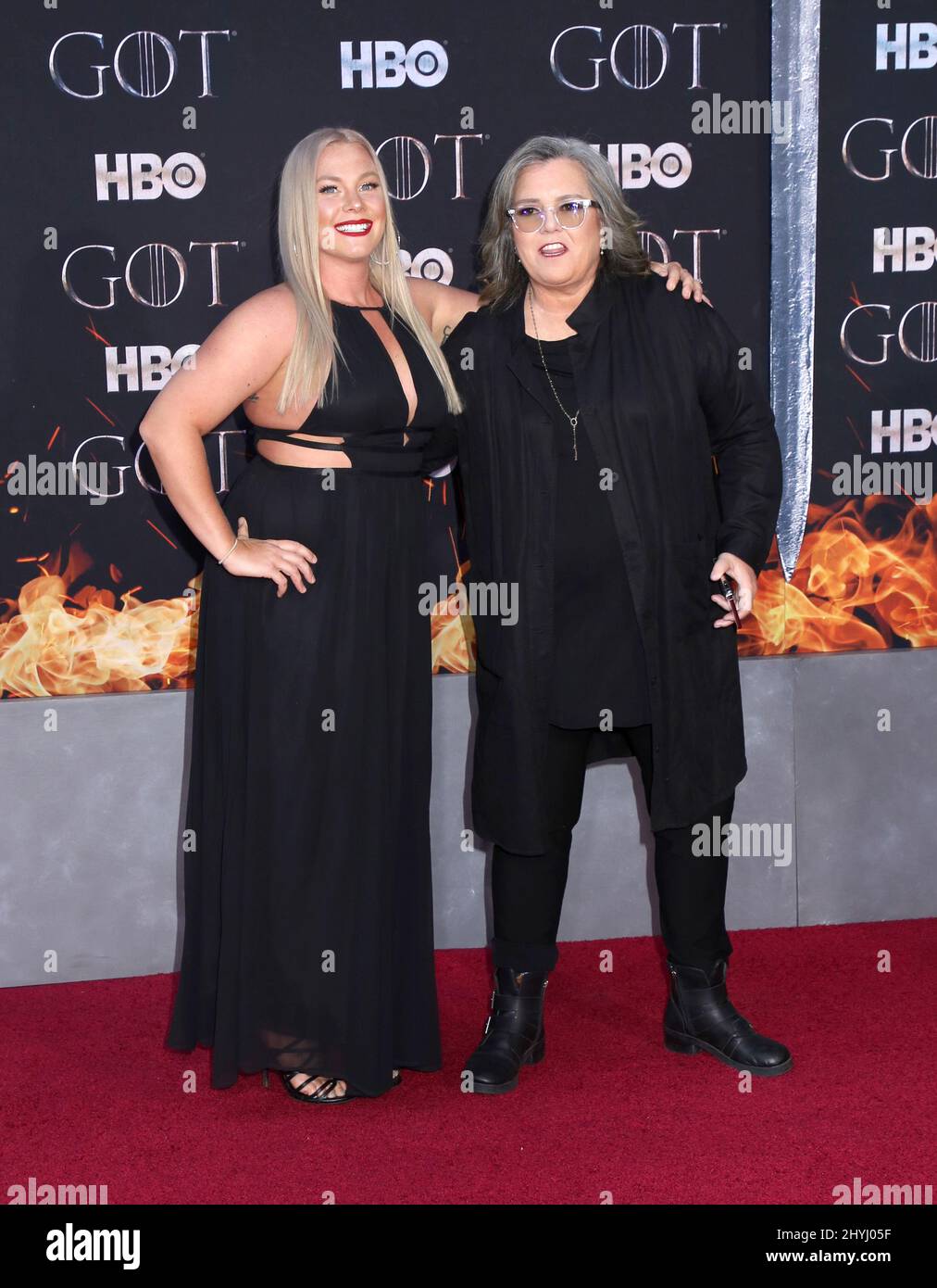 Rosie O'Donnell and Elizabeth Rooney attending the 'Game of Thrones ...