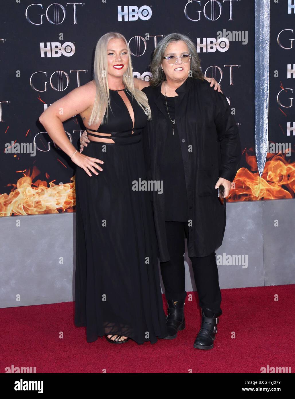 Rosie O'Donnell and Elizabeth Rooney attending the 'Game of Thrones ...