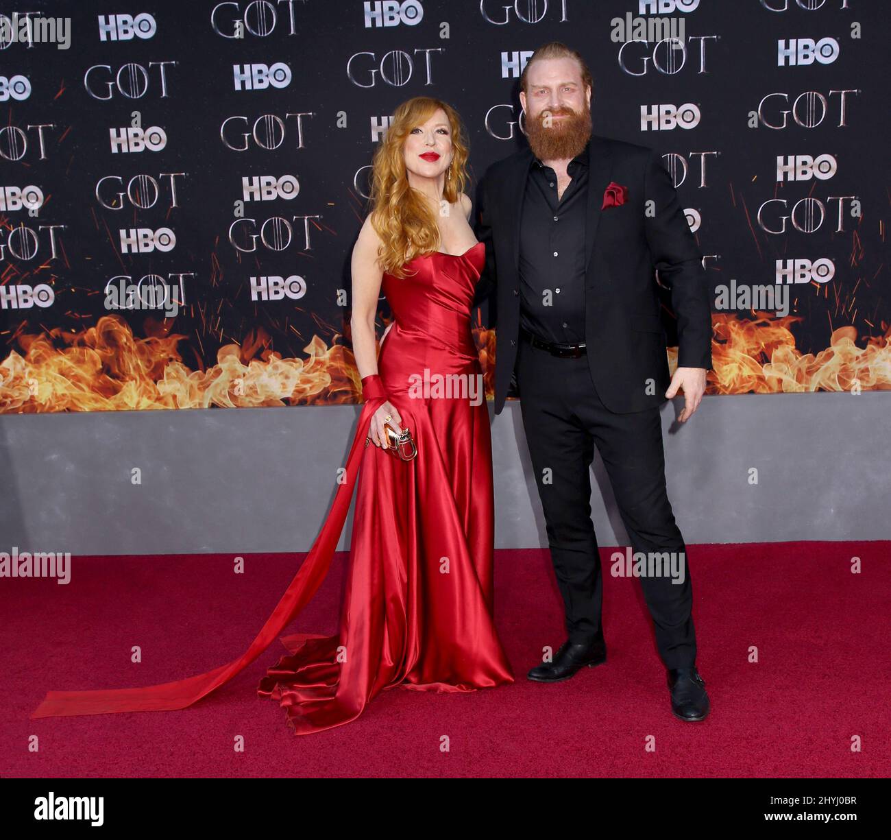 Gry Molv¦r Hivju & Kristofer Hivju attending the 'Game of Thrones ...