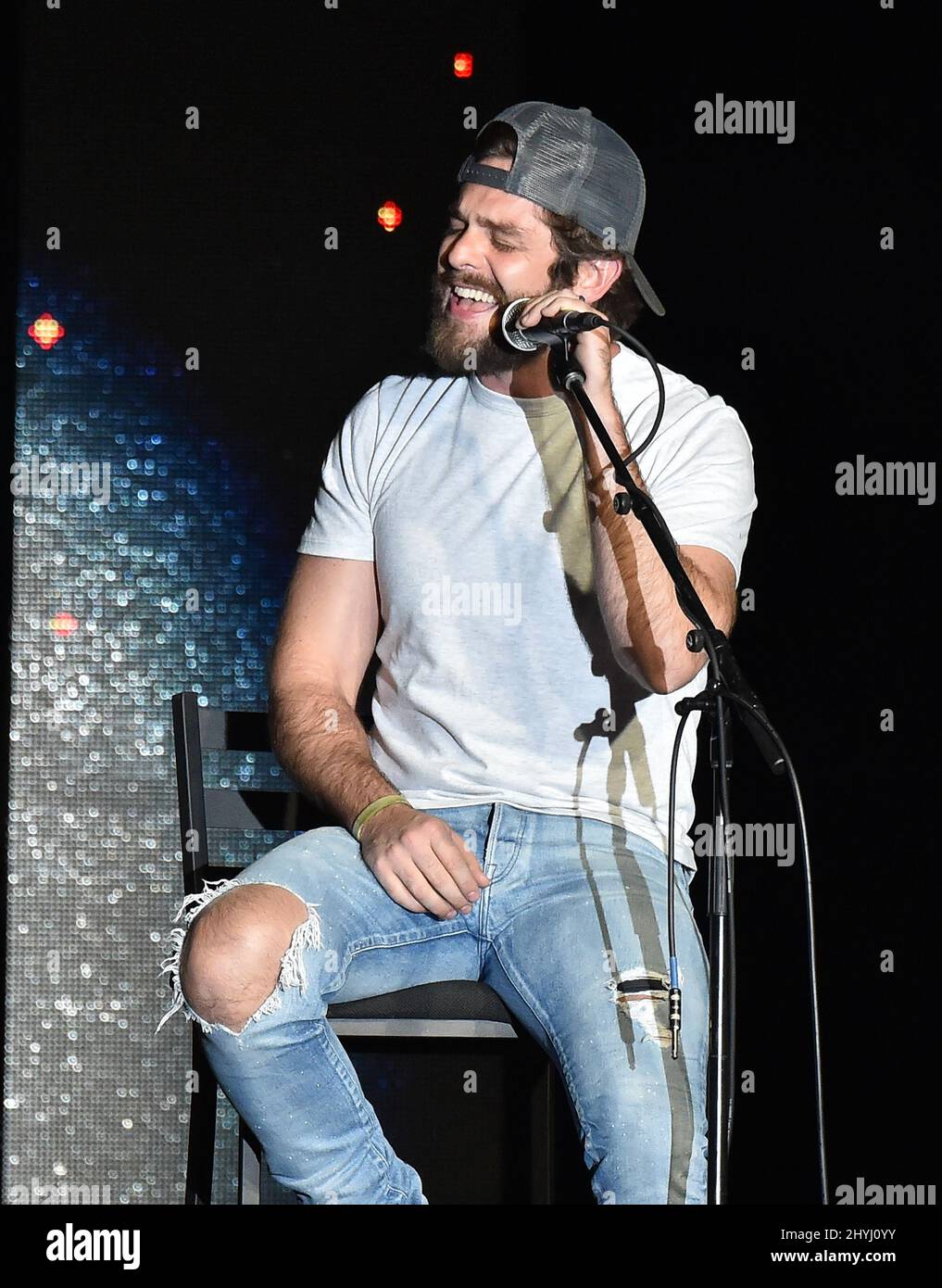 Thomas Rhett Performing High Resolution Stock Photography and Images ...