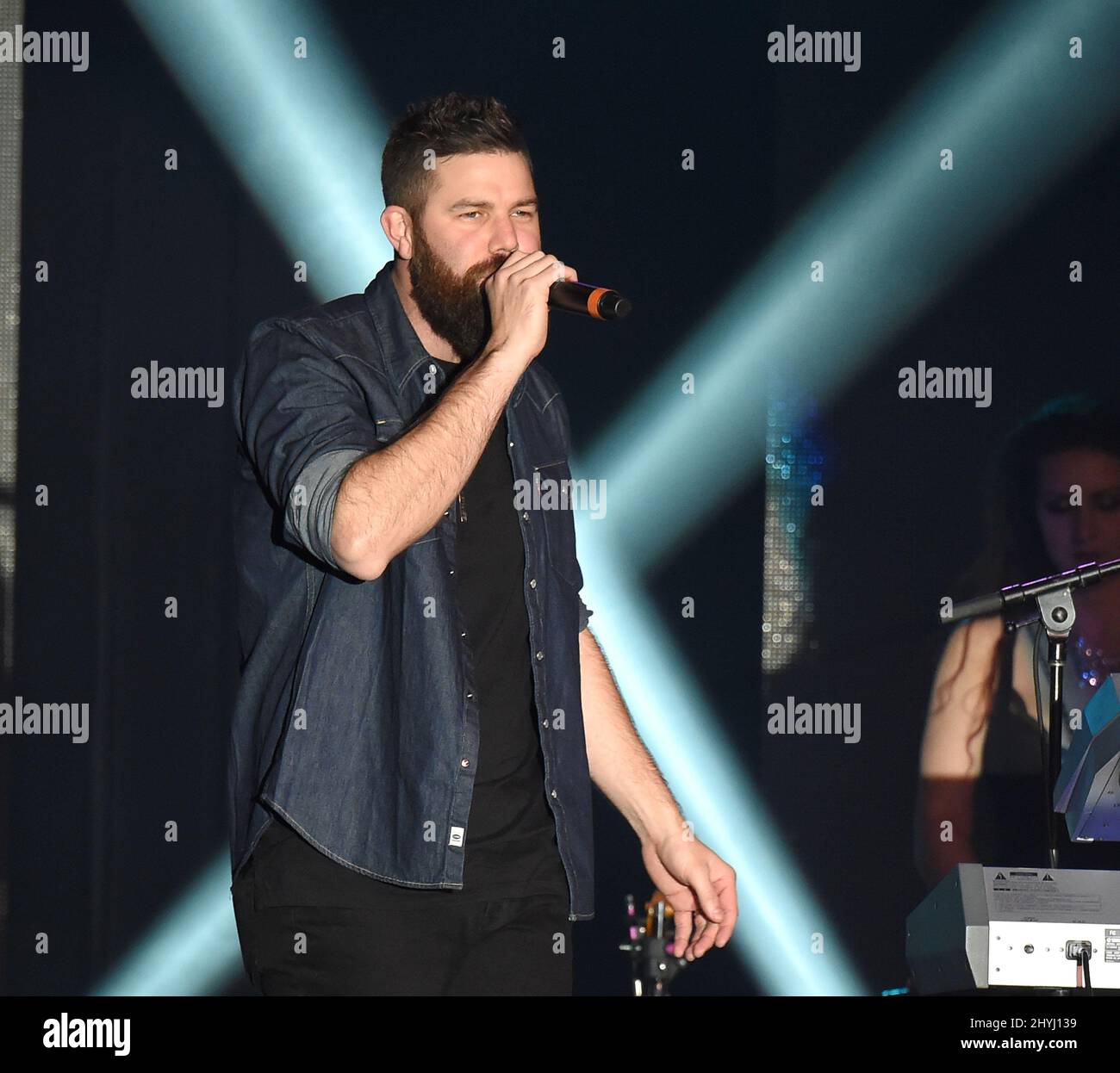 Jordan Davis onstage at ACM Decades held at the Marquee Ballroom in the ...