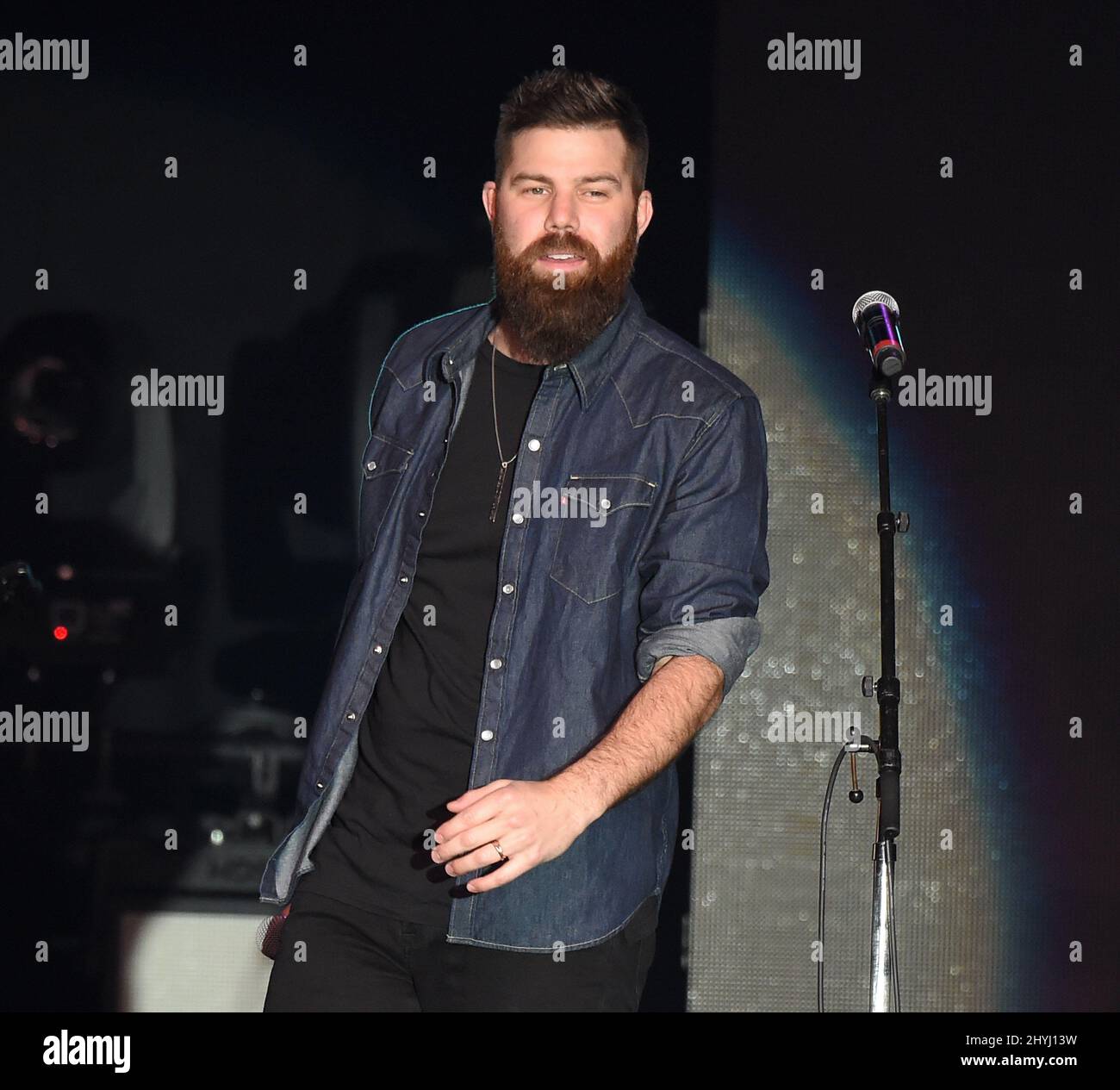 Jordan Davis onstage at ACM Decades held at the Marquee Ballroom in the ...