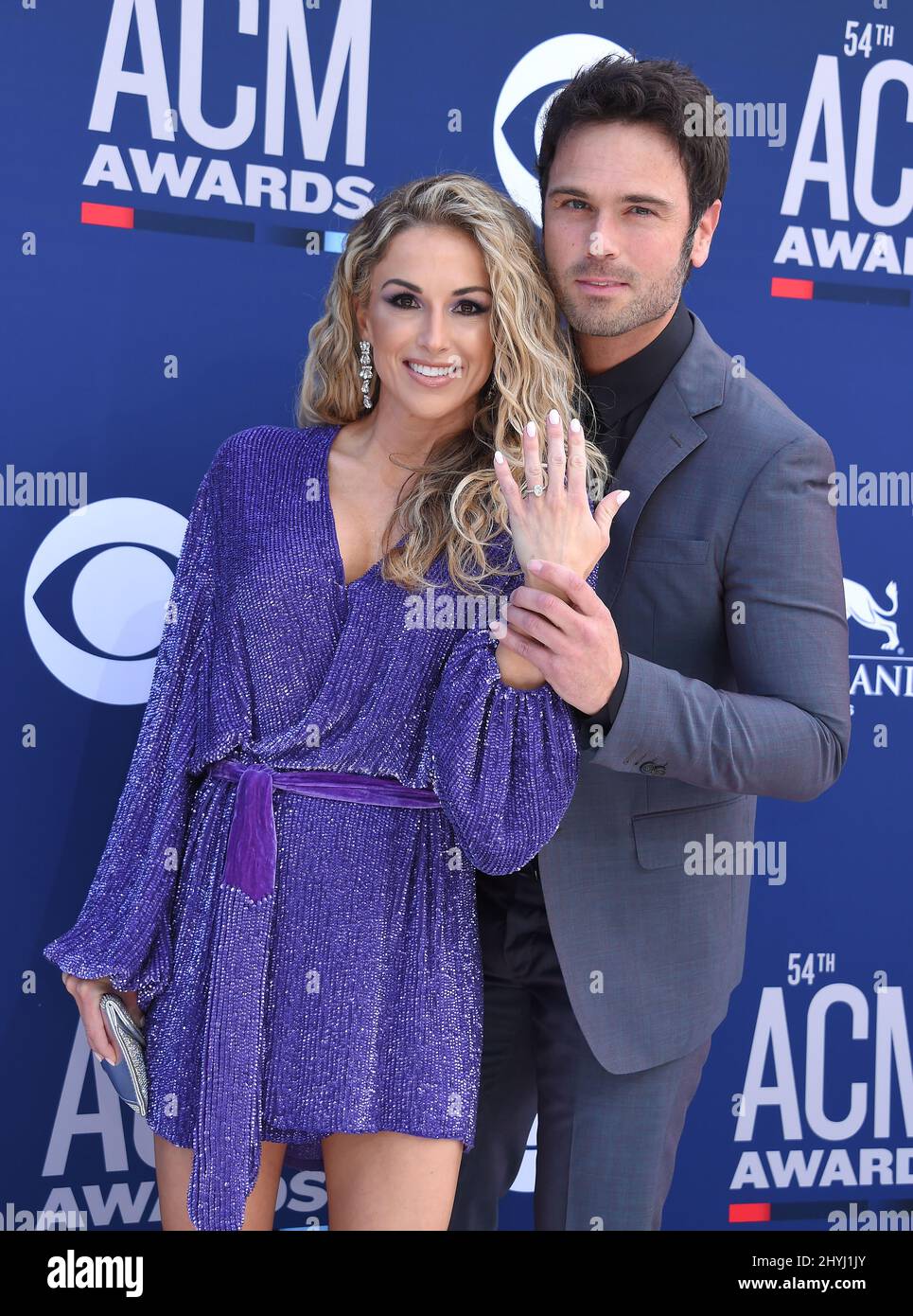 Chuck Wick and Kasi Williams at the 54th Academy of Country Music ...