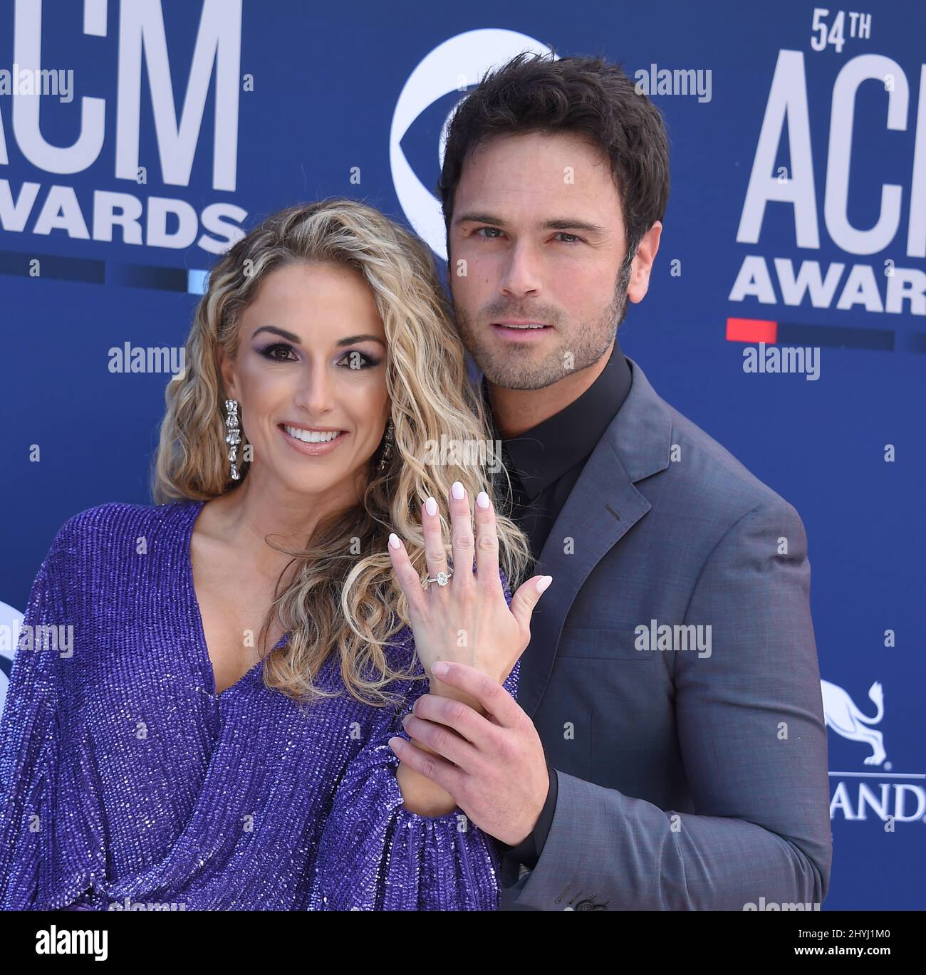 Chuck Wick and Kasi Williams at the 54th Academy of Country Music ...
