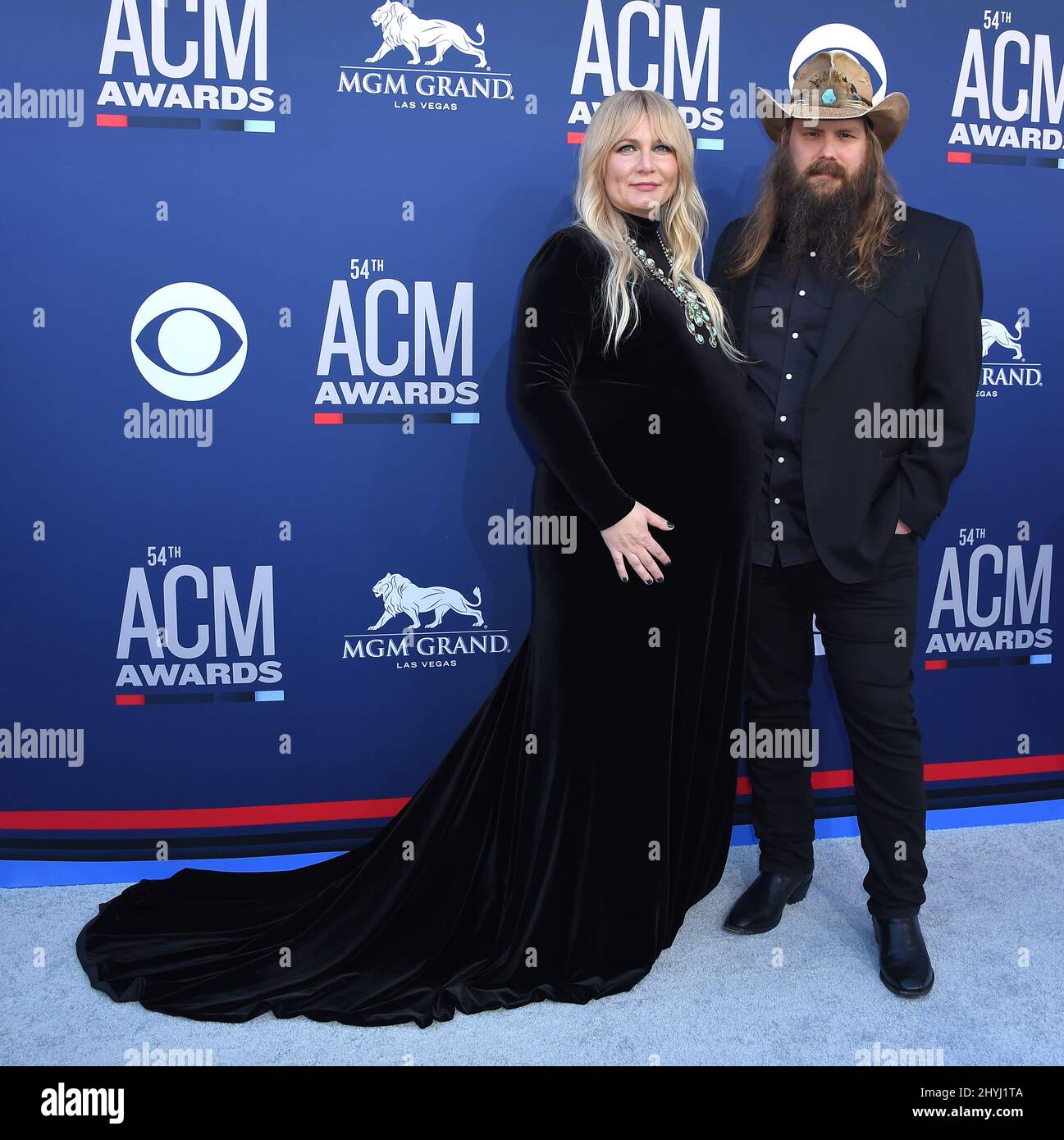 Chris Stapleton and Morgane Stapleton at the 54th Academy of Country ...