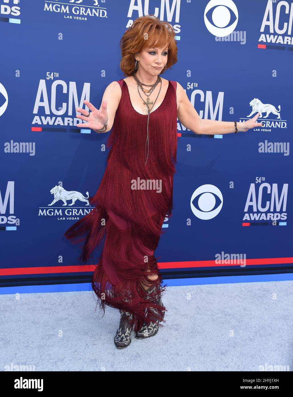 Reba McEntire at the 54th Academy of Country Music Awards held at the ...